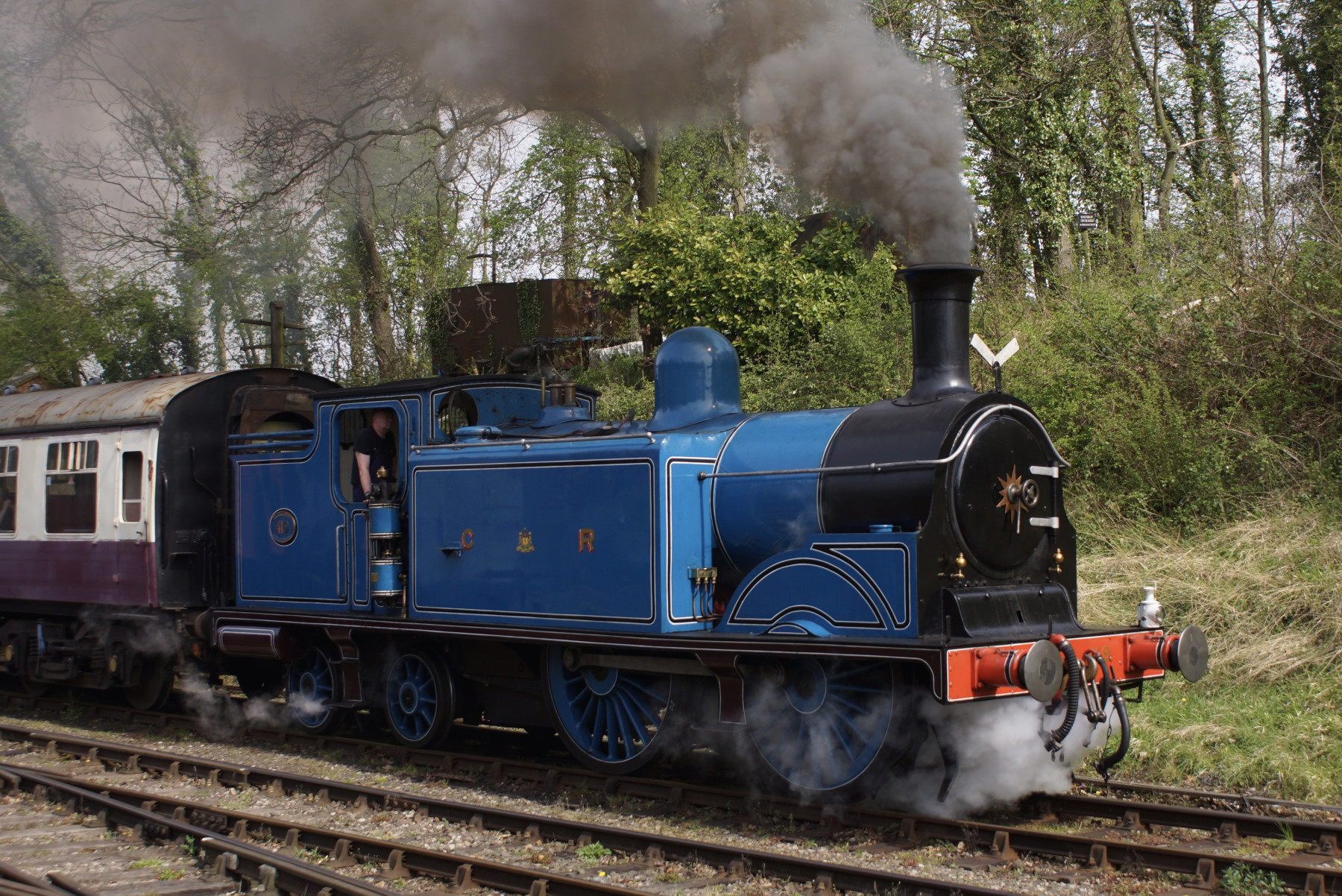 Photo of 419steam at Battlefield Line — trainlogger