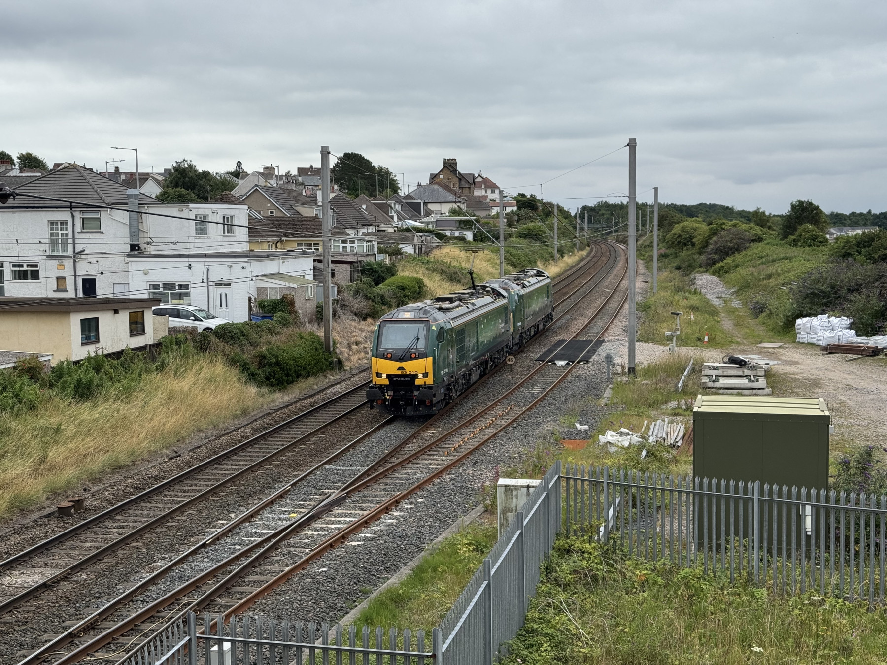 Photo of 93010 at Hest Bank Level Crossing — trainlogger