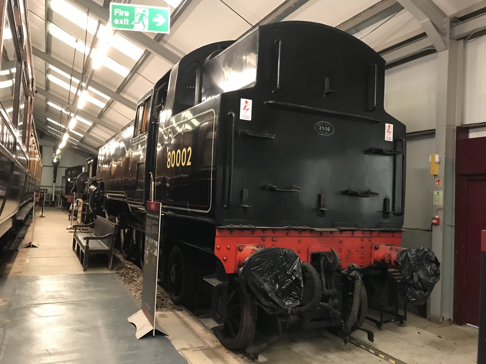 Photo of 80002 steam at Keighley & Worth Valley Railway - Oxenhope ...