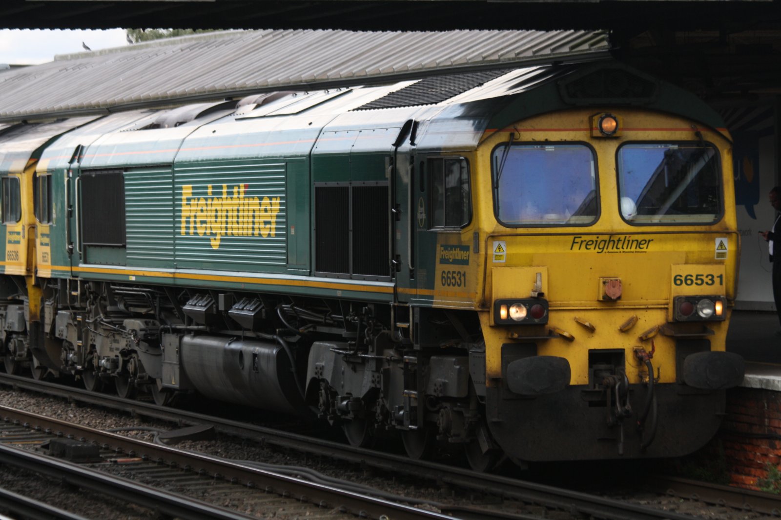 Photo of 66531 at Eastleigh — trainlogger