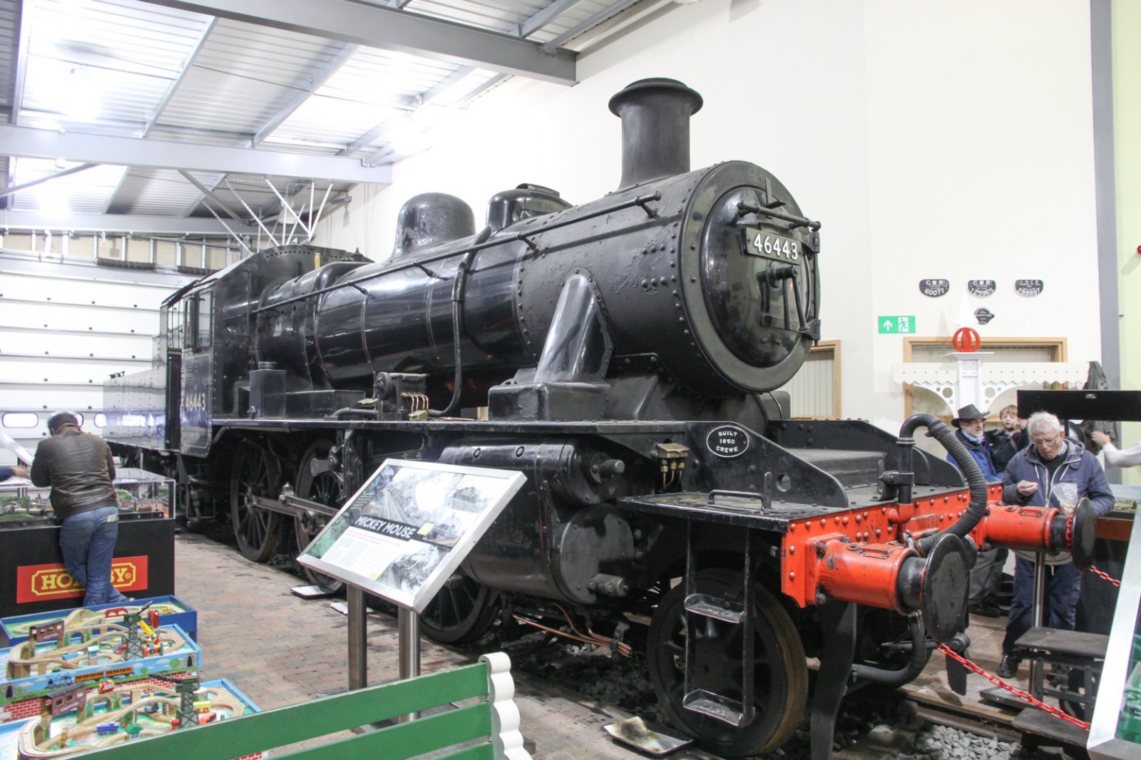 Photo of 46443 steam at Severn Valley Railway - Highley Engine House ...