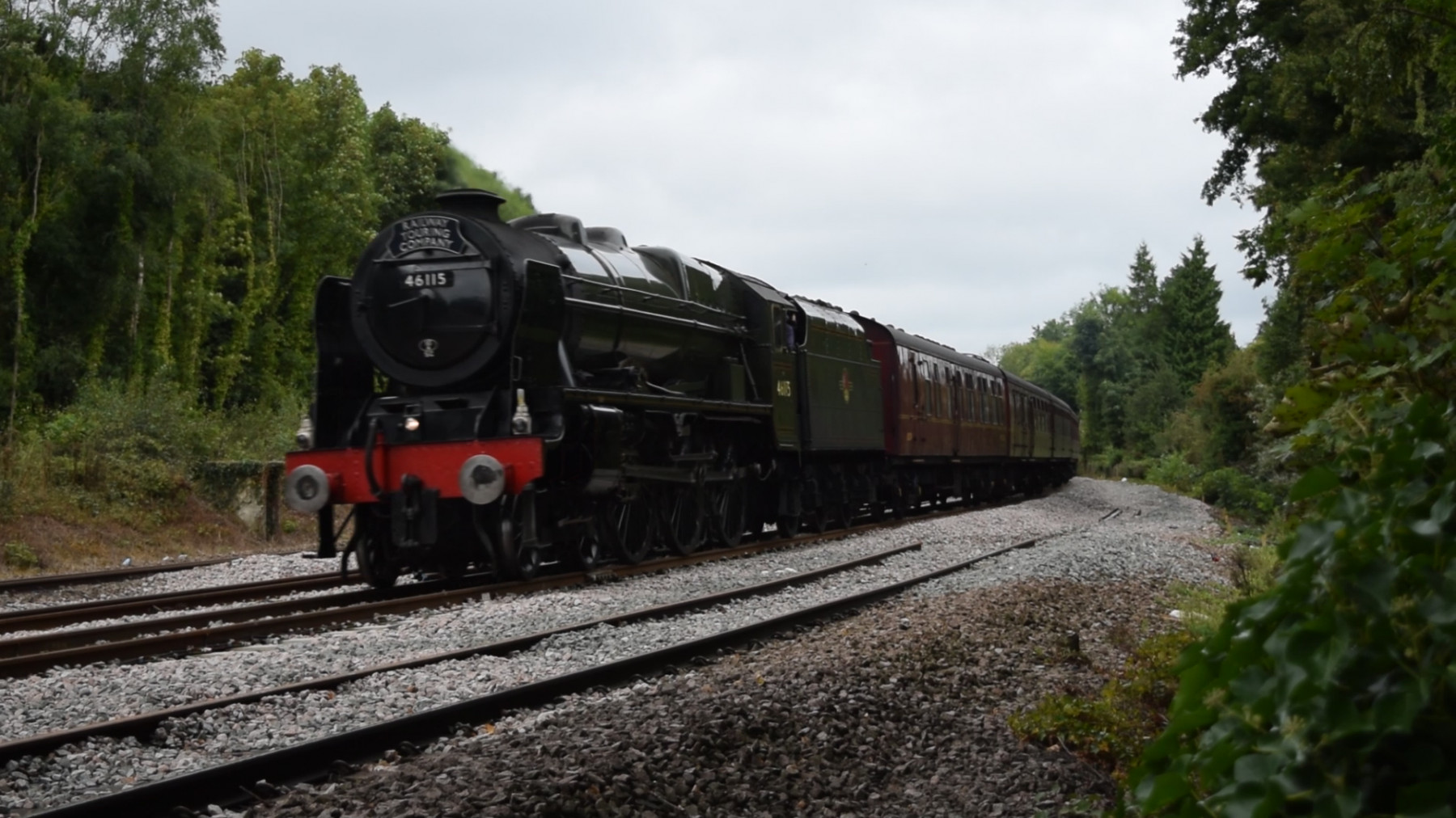 Photo of 46115 steam at Dore & Totley — trainlogger