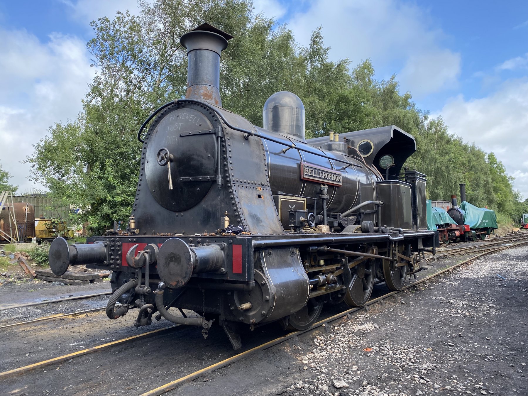 Photo of Bellerophon at Foxfield Railway - Caverswall Road — trainlogger