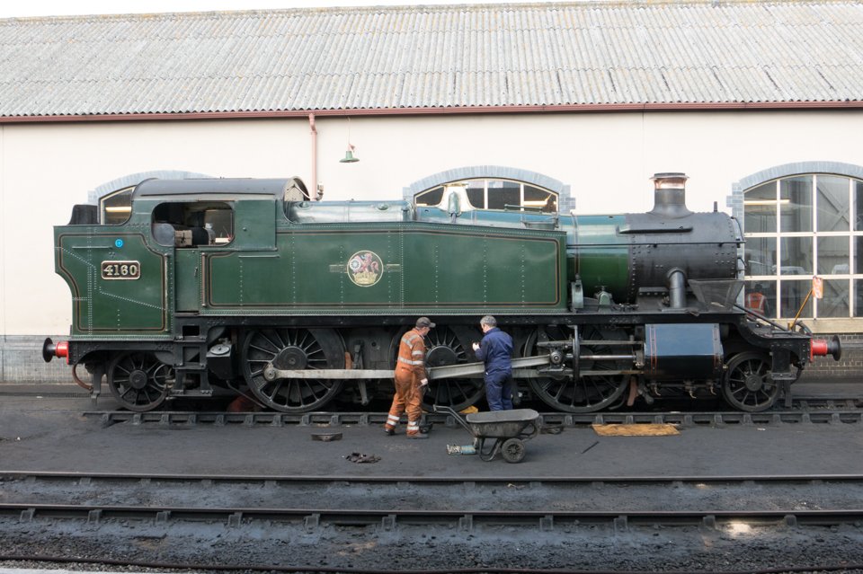 Photo of 4160 steam at West Somerset Railway - Minehead — trainlogger