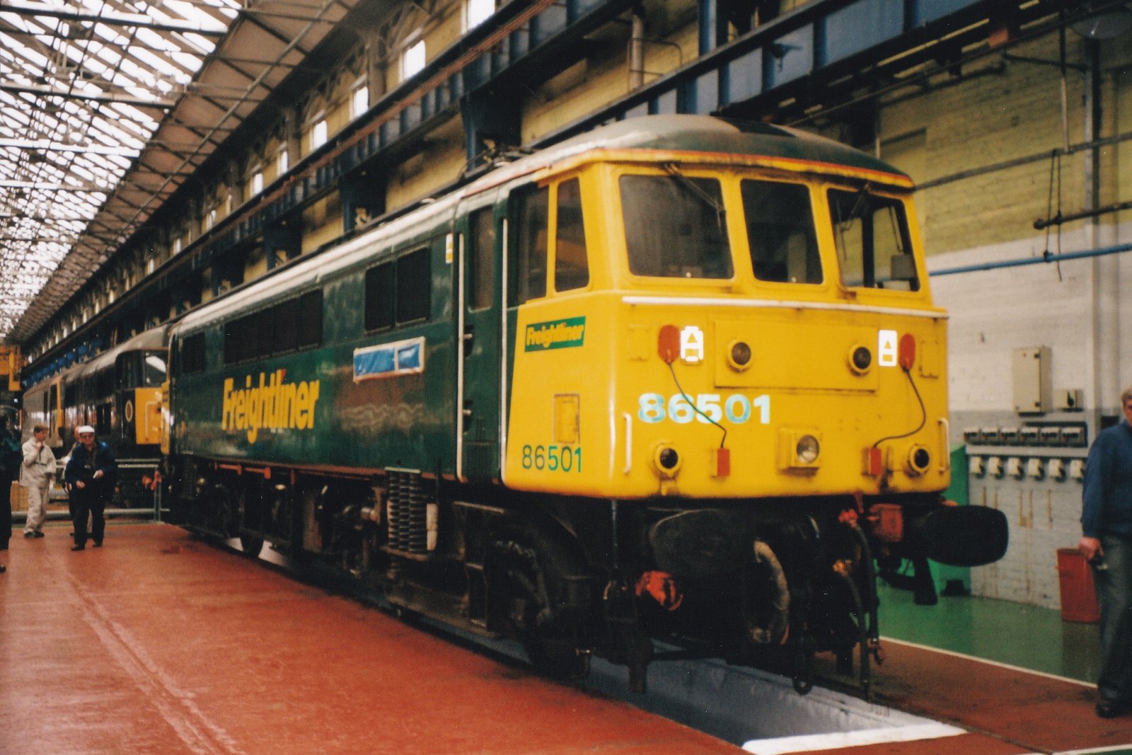 Photo of 86501 at Crewe Adtranz Open Day — trainlogger