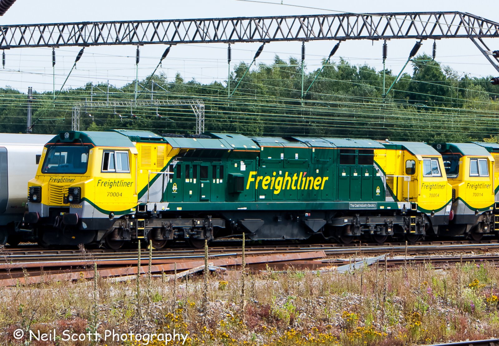 Photo of 70004 at Crewe Basford Hall Freightliner Depot — trainlogger
