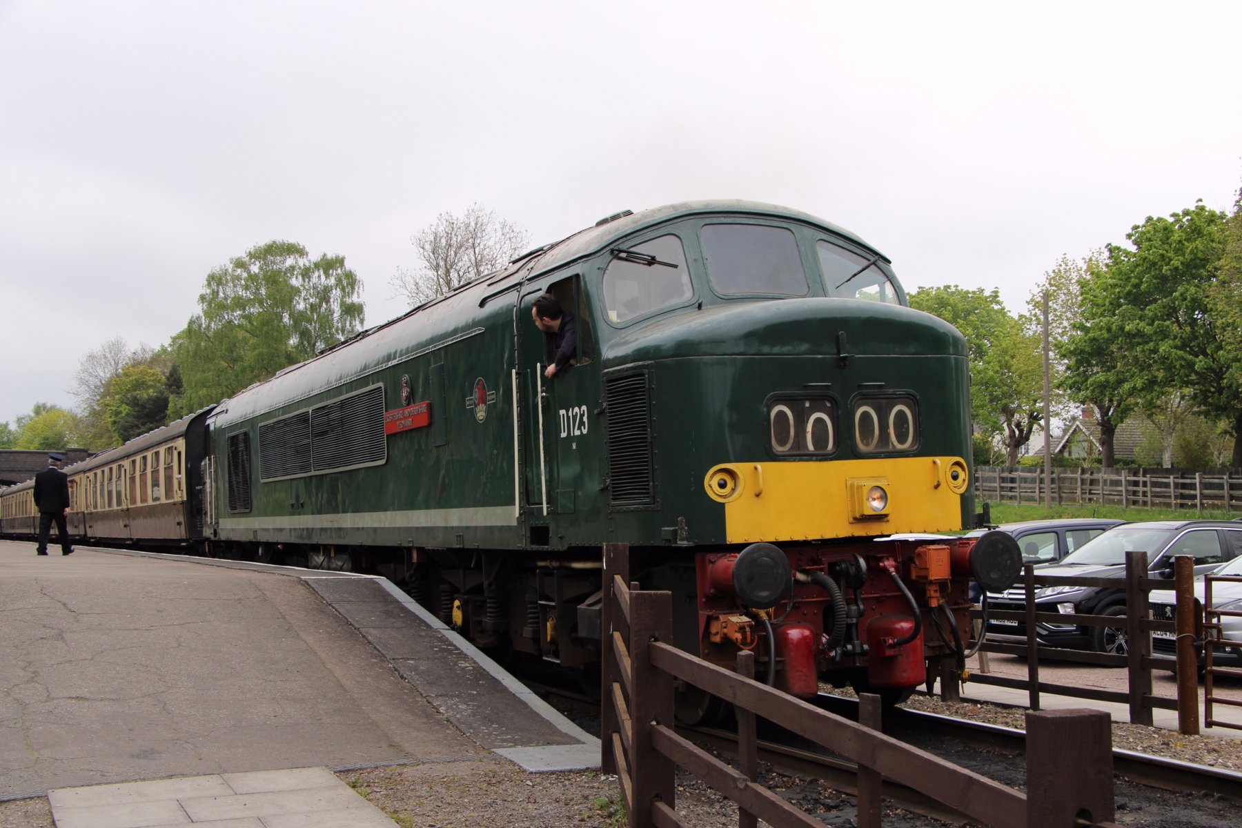 Photo of D123 at Great Central Railway — trainlogger