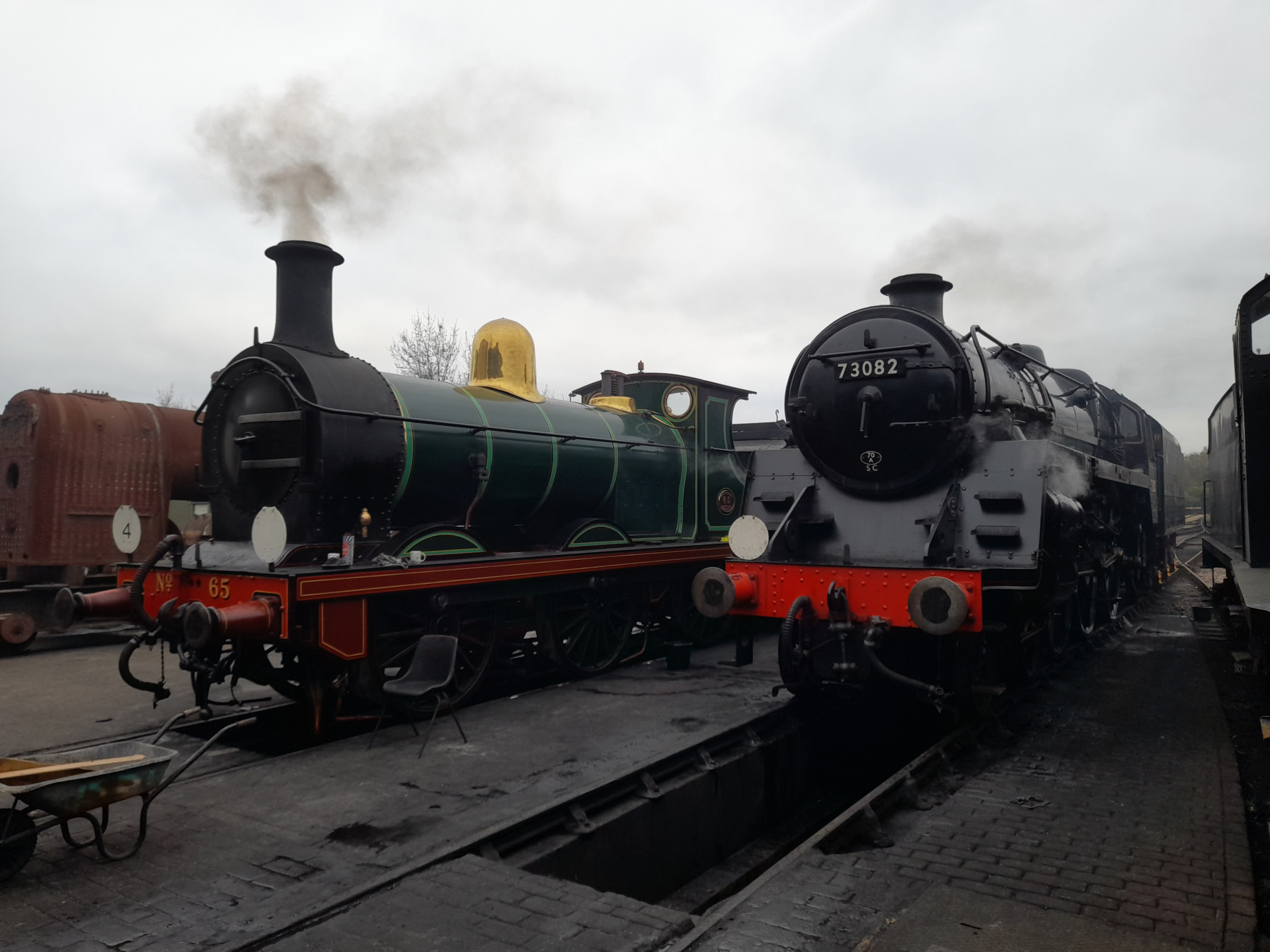 Photo of 73082 steam and SECR 65 steam at Bluebell Railway - Sheffield ...