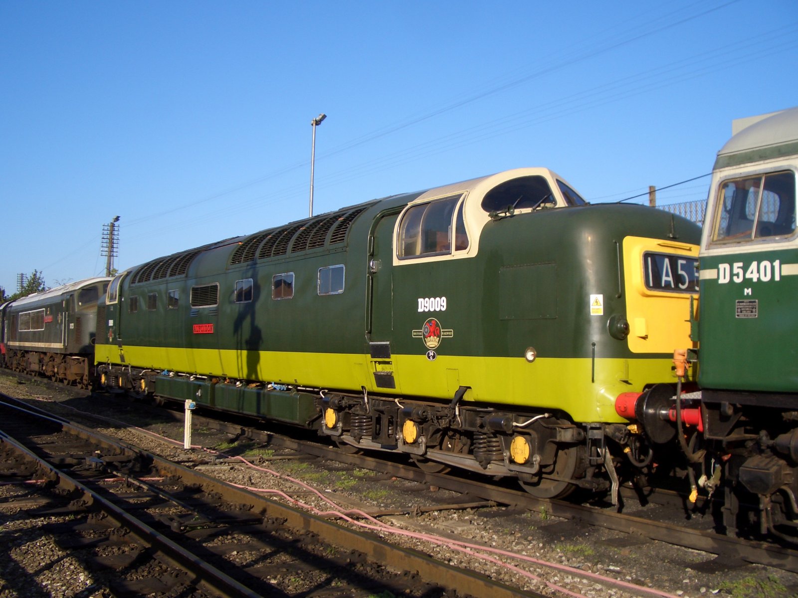 Photo of D9009, D5401 and D123 at Great Central Railway — trainlogger