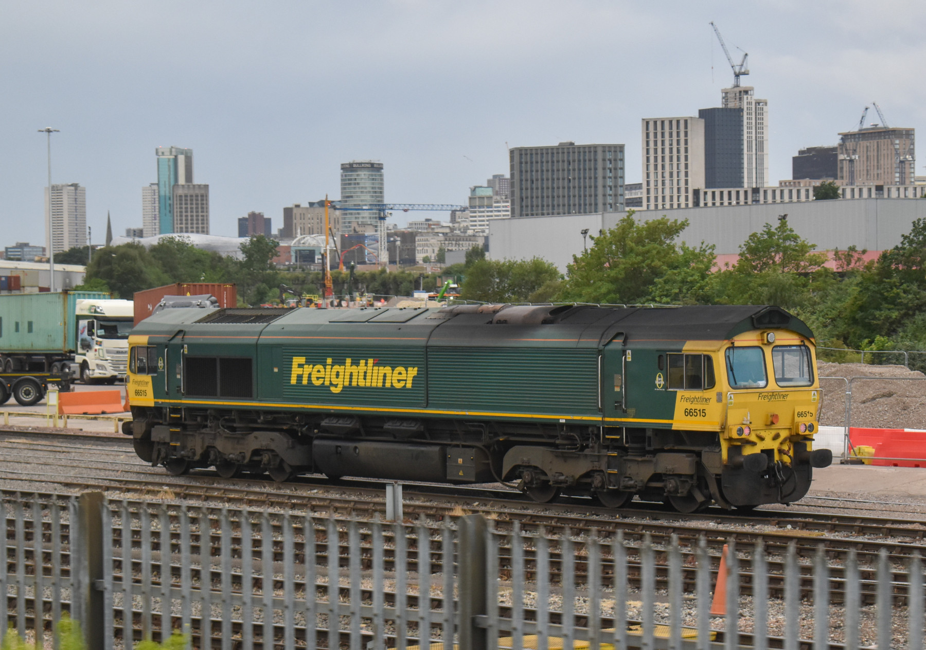 Photo of 66515 at Lawley Street Freightliner Terminal — trainlogger