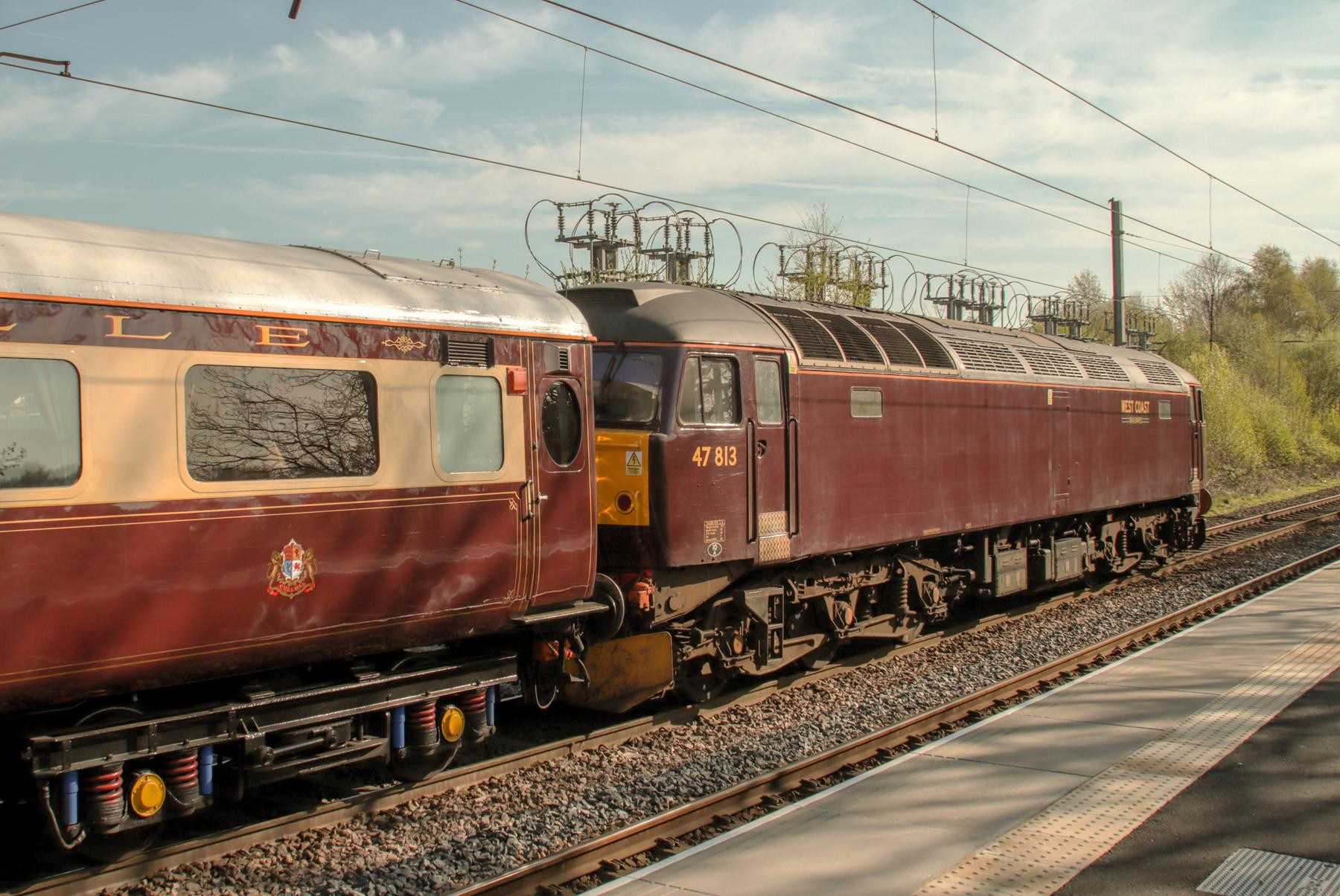 Photo of 47813 at Newton-le-Willows — trainlogger