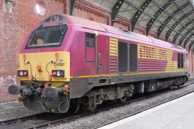 67007 - Class 67 / Locomotives — trainlogger