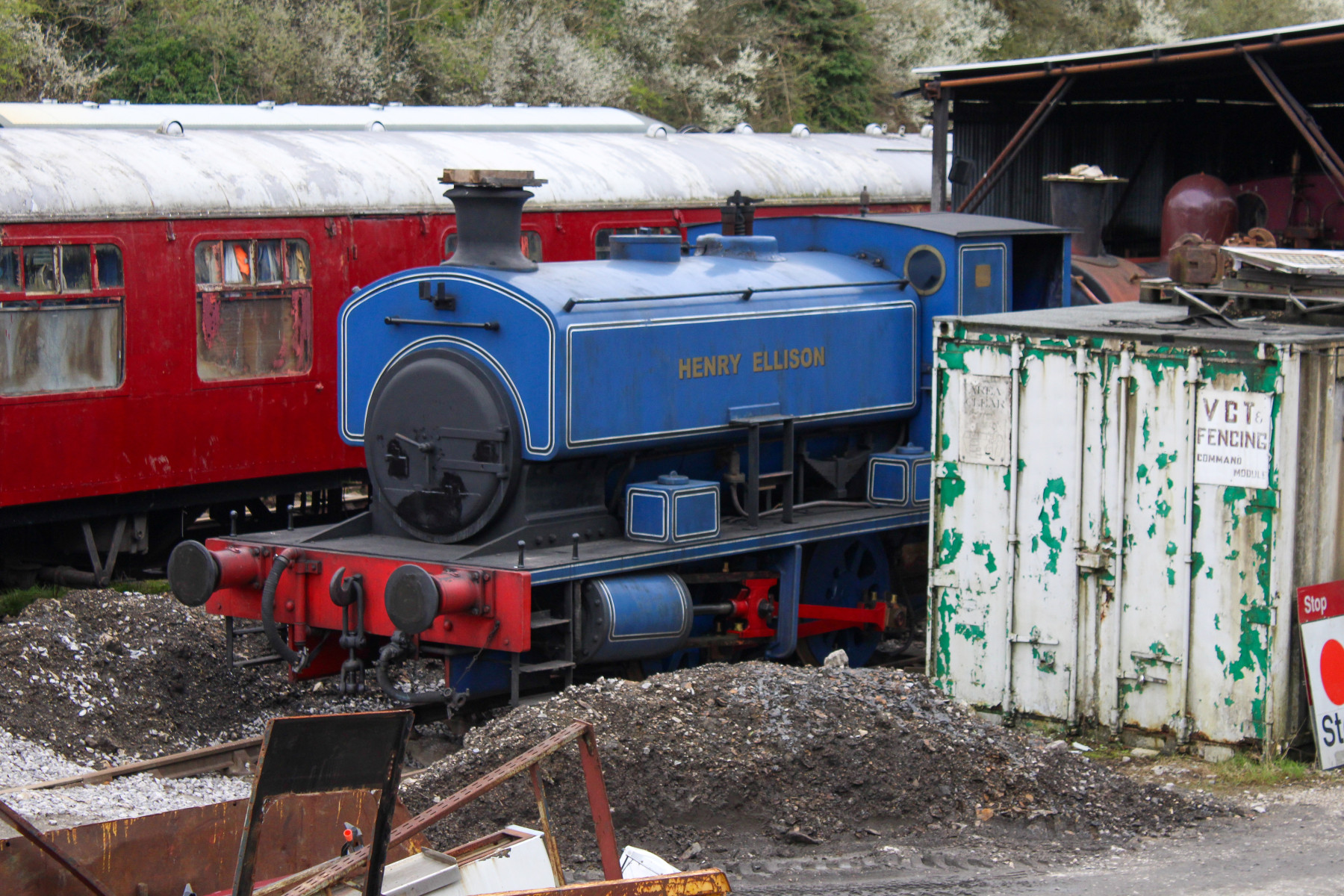 Photo of AB2217 steam at Ecclesbourne Valley Railway — trainlogger