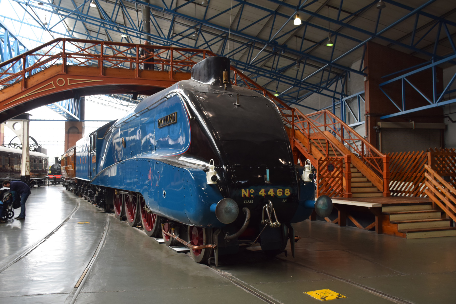 Photo of 4468 steam at York National Railway Museum — trainlogger