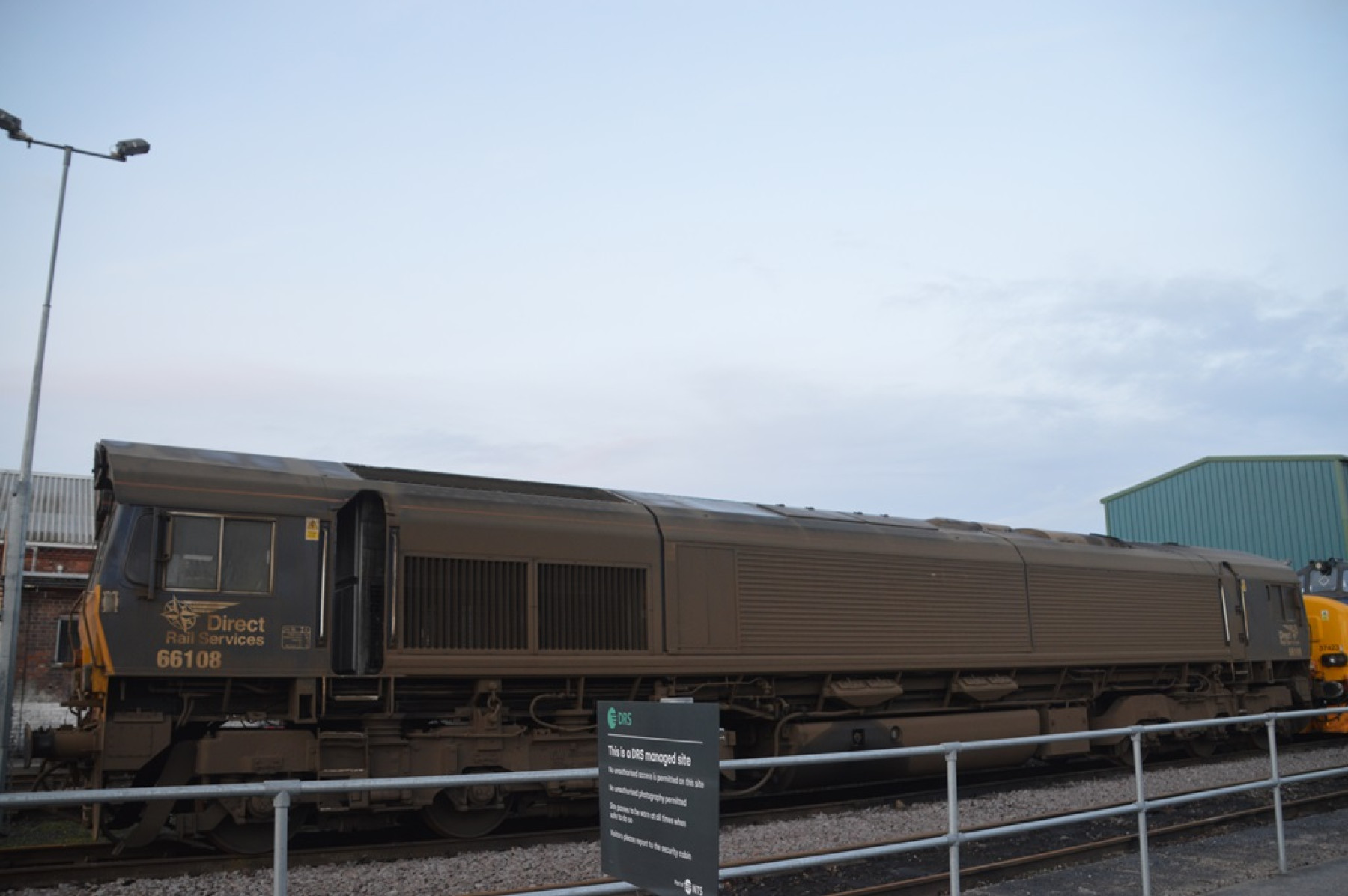 Photo of 66108 at Crewe Gresty Bridge DRS Depot — trainlogger