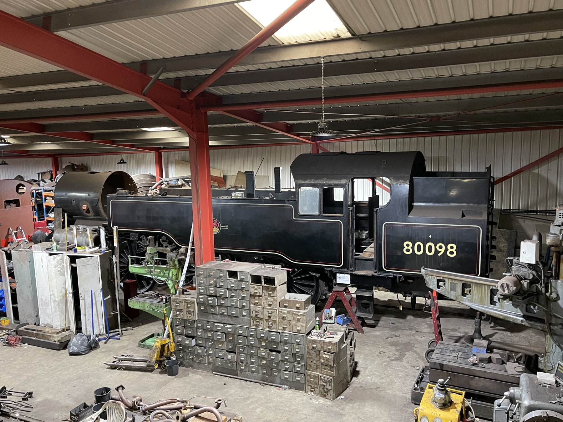 Photo of 80098 steam at The Midland Railway - Swanwick Junction Royal ...