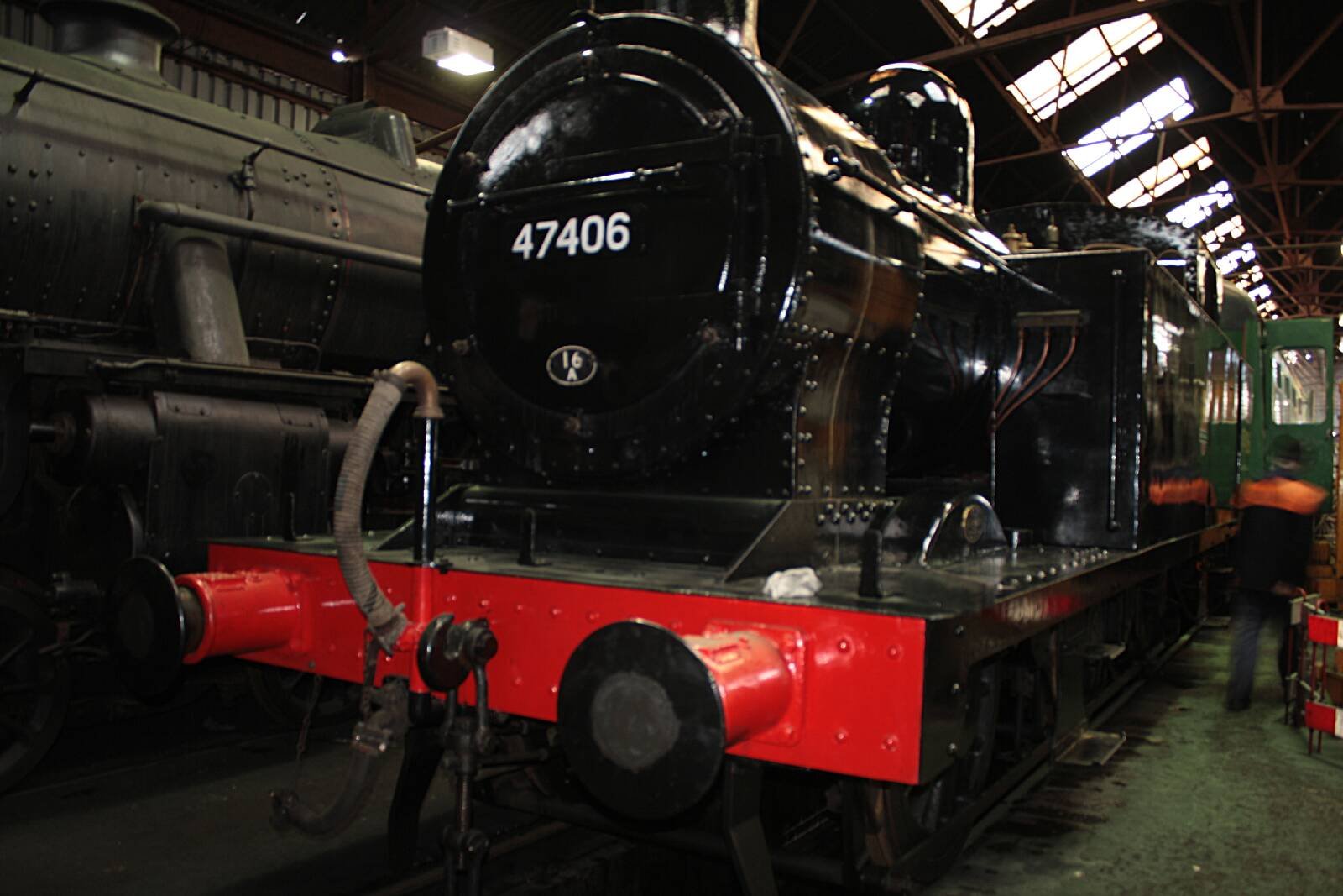 Photo of 47406 steam at Great Central Railway — trainlogger