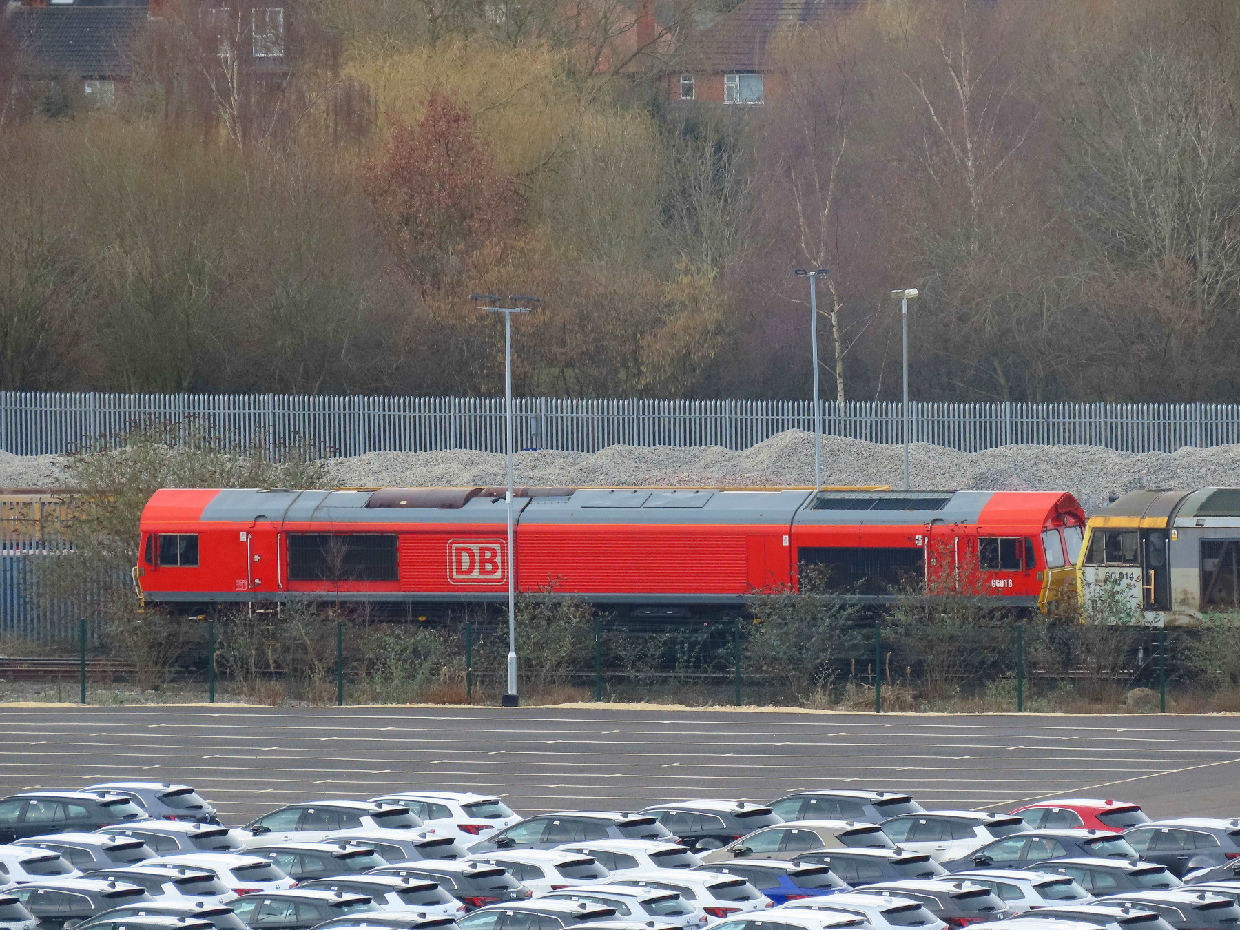 Photo of 66018 at Toton TMD — trainlogger