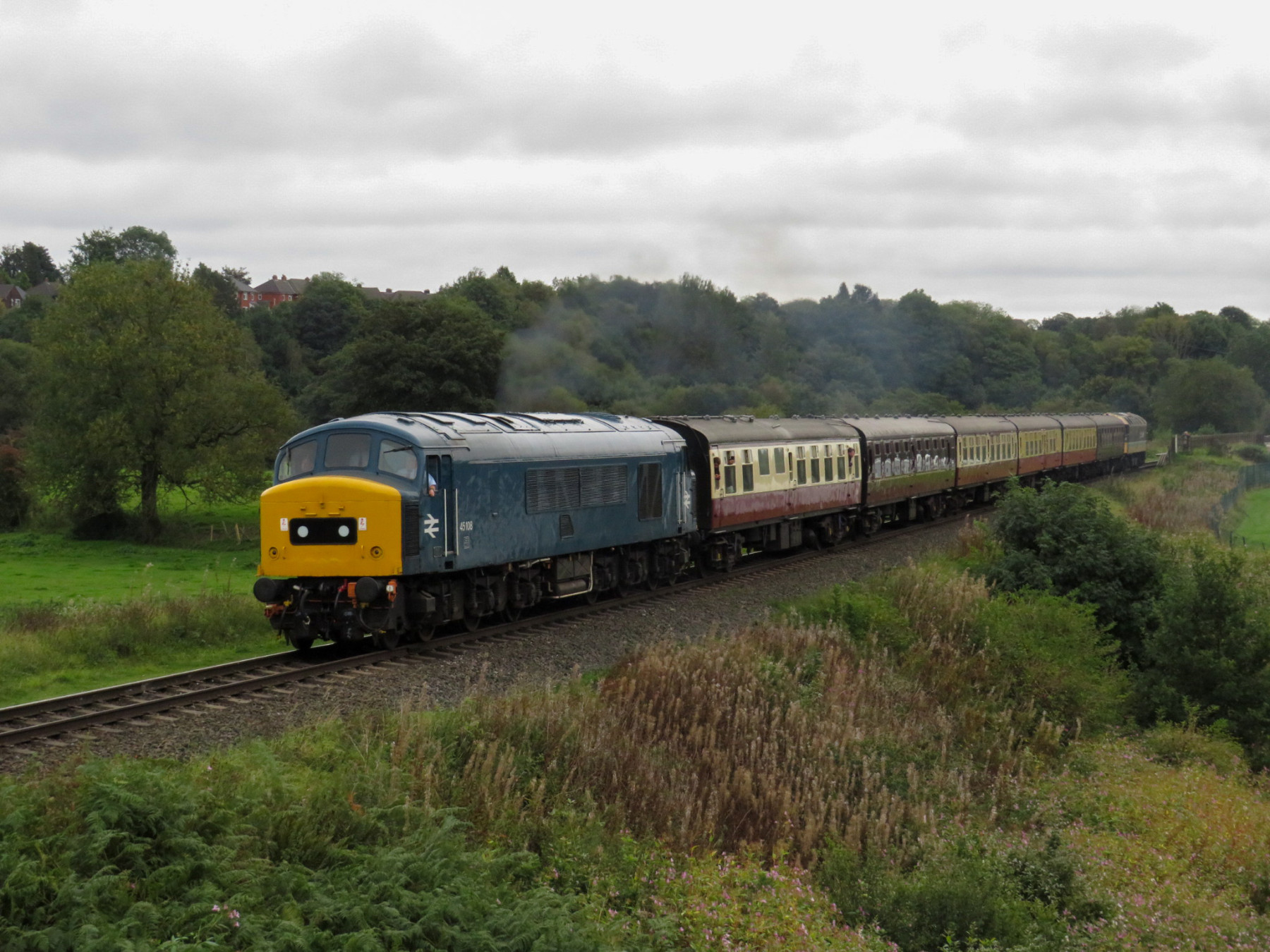 Photo of 45108 at East Lancashire Railway - Burrs Country Park ...