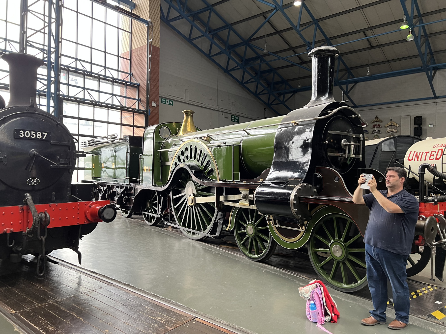 Photo of 1 steam at York National Railway Museum — trainlogger