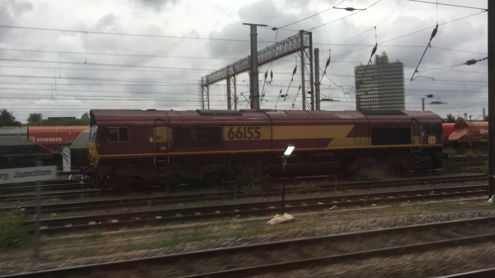 Photo of 66155 at Wembley European Freight Operations Centre — trainlogger