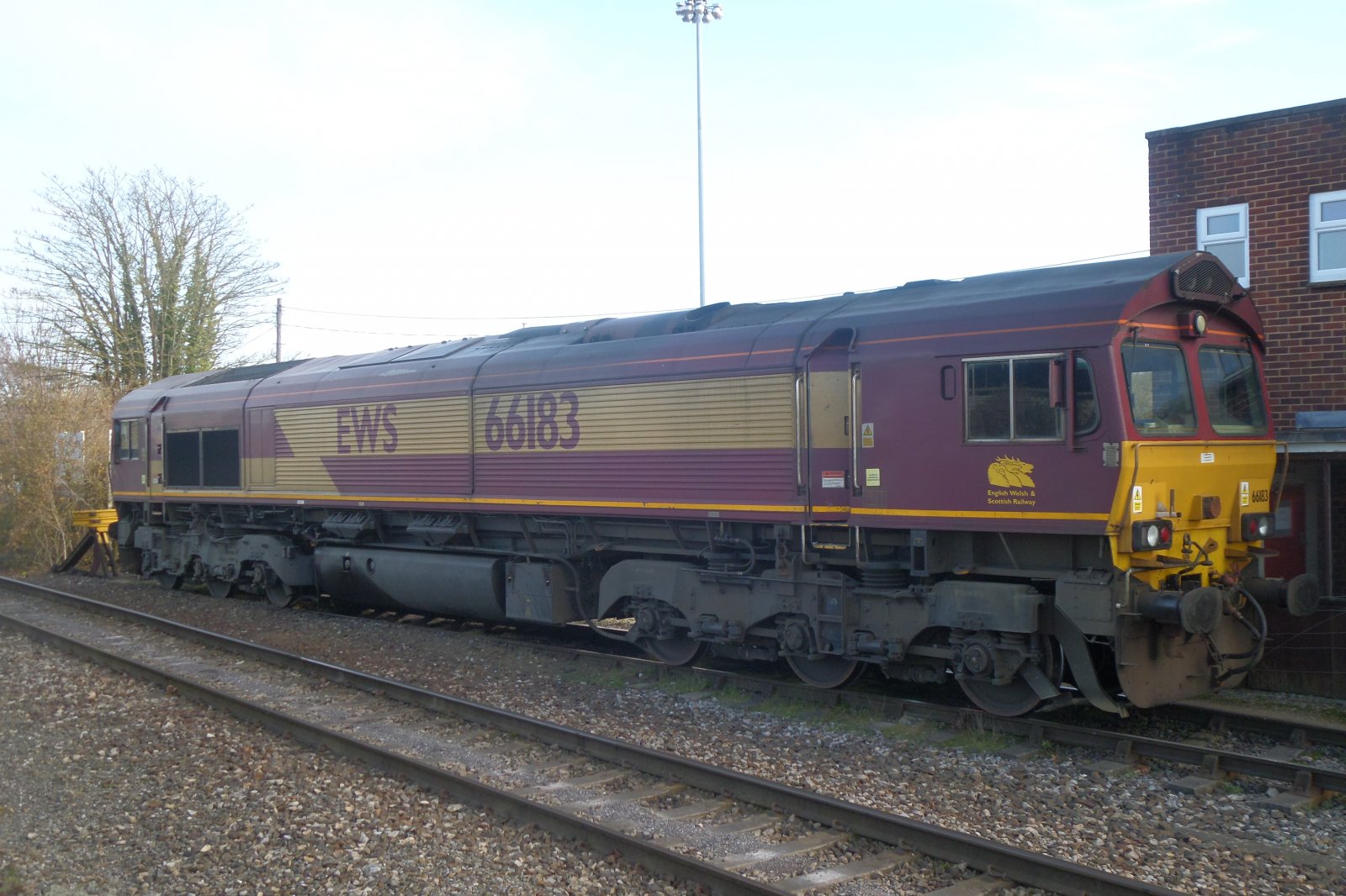 Photo of 66183 at Westbury — trainlogger