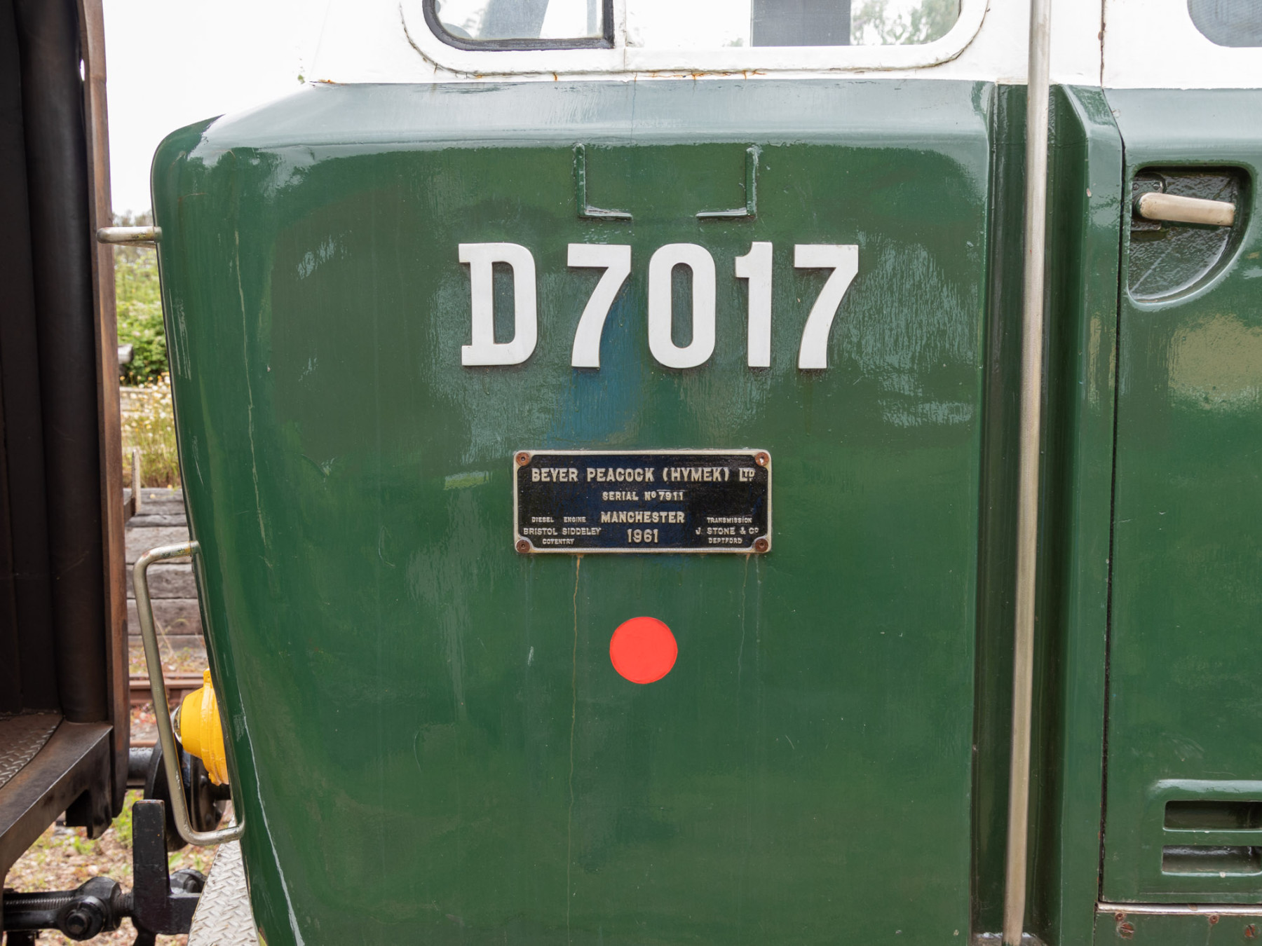 Photo of D7017 at West Somerset Railway - Dunster — trainlogger