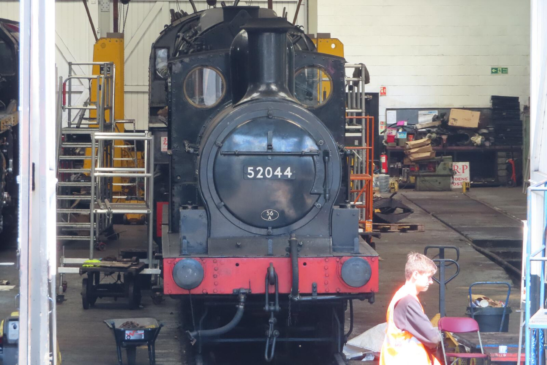 Photo of 52044 steam at Keighley & Worth Valley Railway — trainlogger