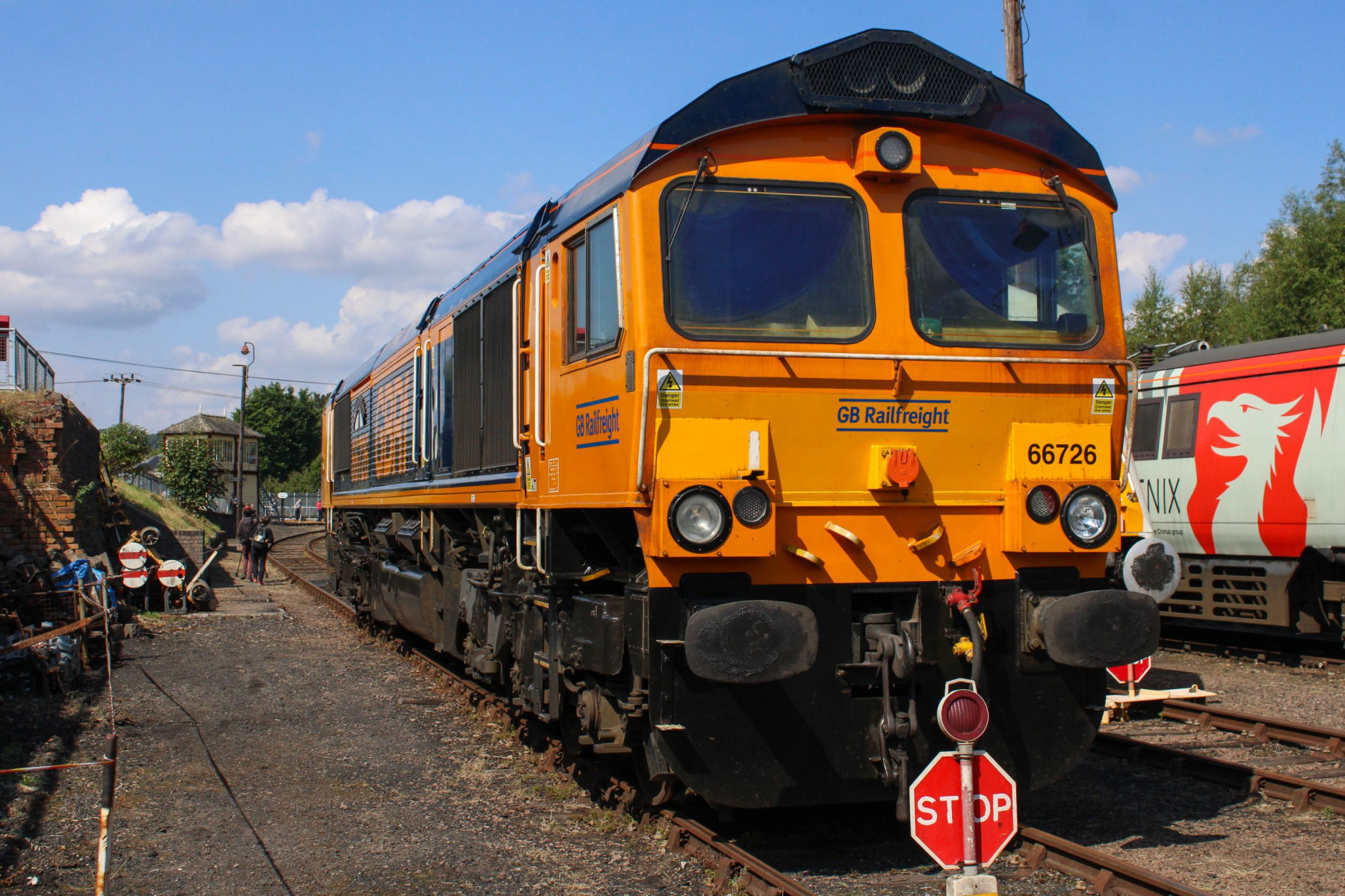 Photo of 66726 at Barrow Hill — trainlogger