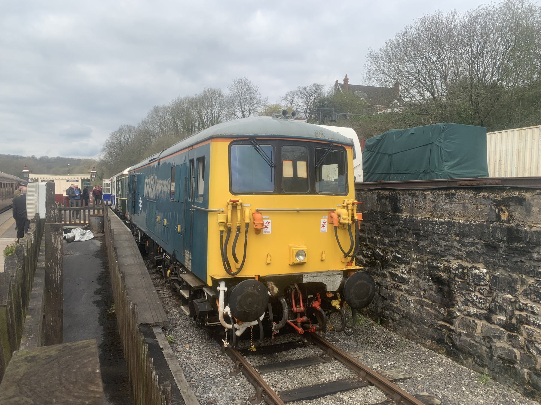 Photo of 73001 at Ecclesbourne Valley Railway — trainlogger