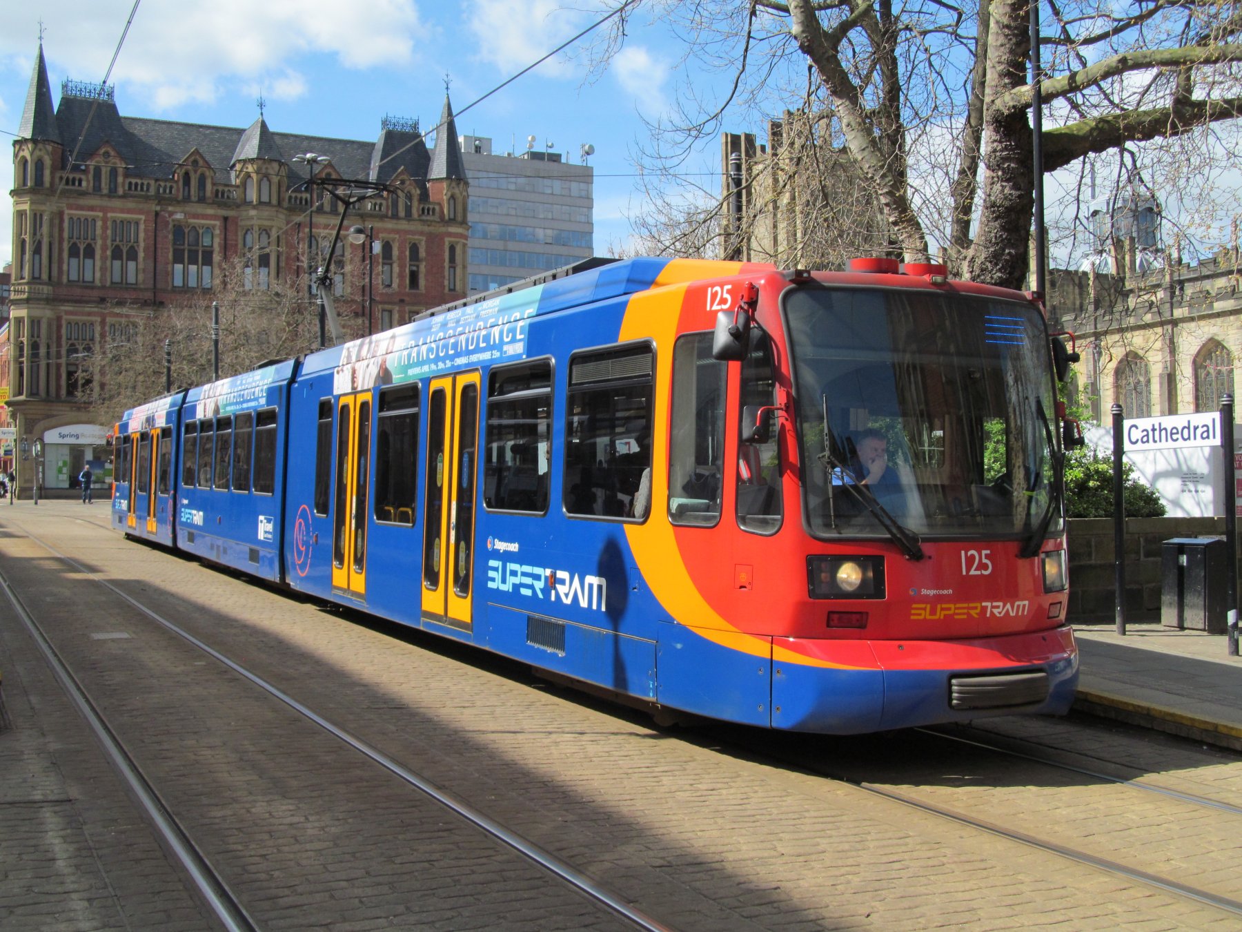 Photo of SYS 125 at Sheffield Supertram system — trainlogger