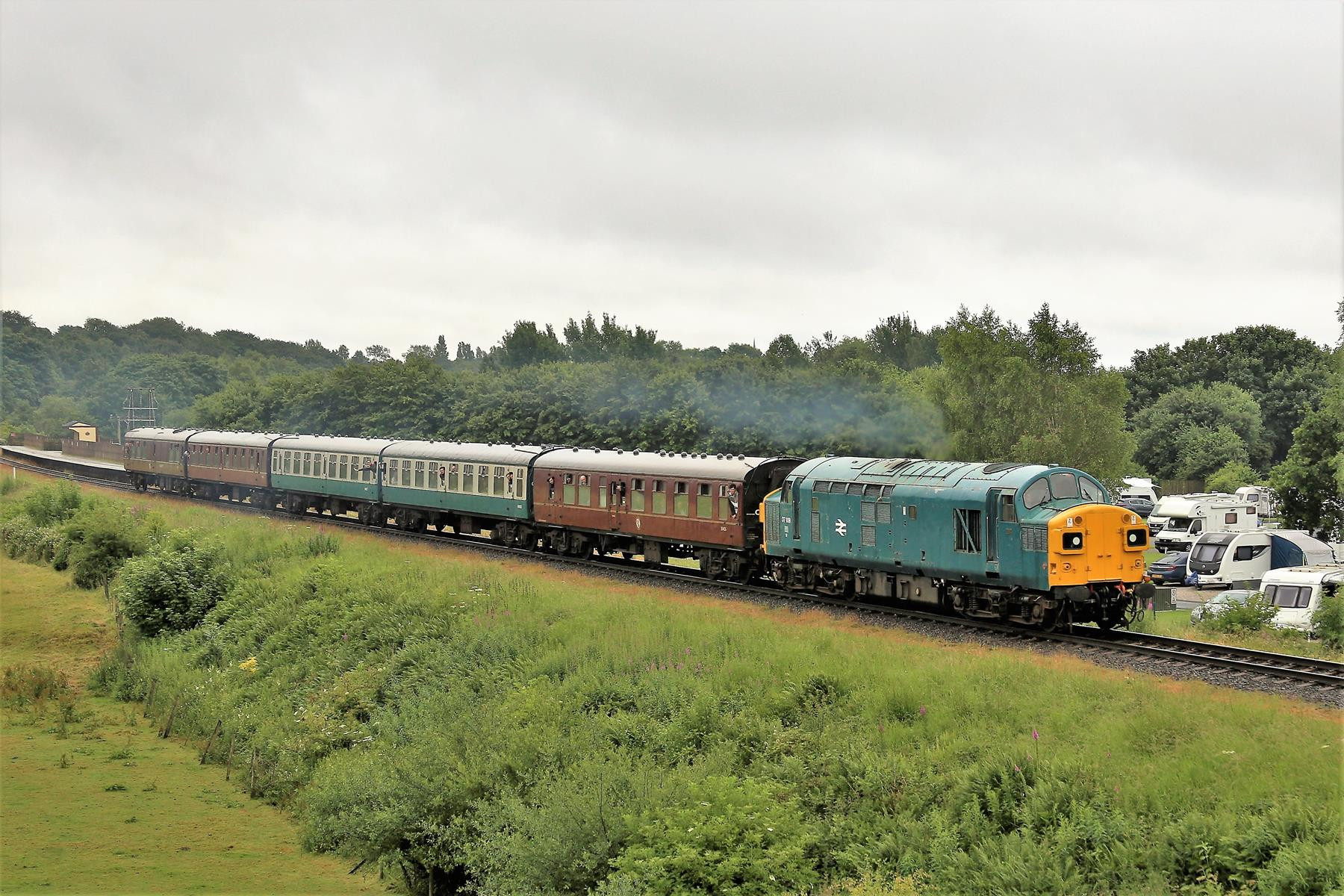 Photo of 37109 at East Lancashire Railway - Burrs Country Park ...