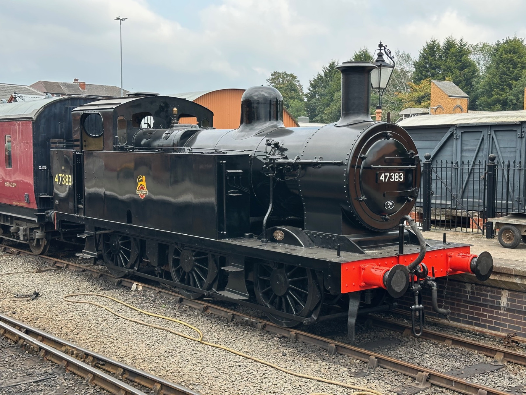 Photo of 47383 steam at Severn Valley Railway — trainlogger