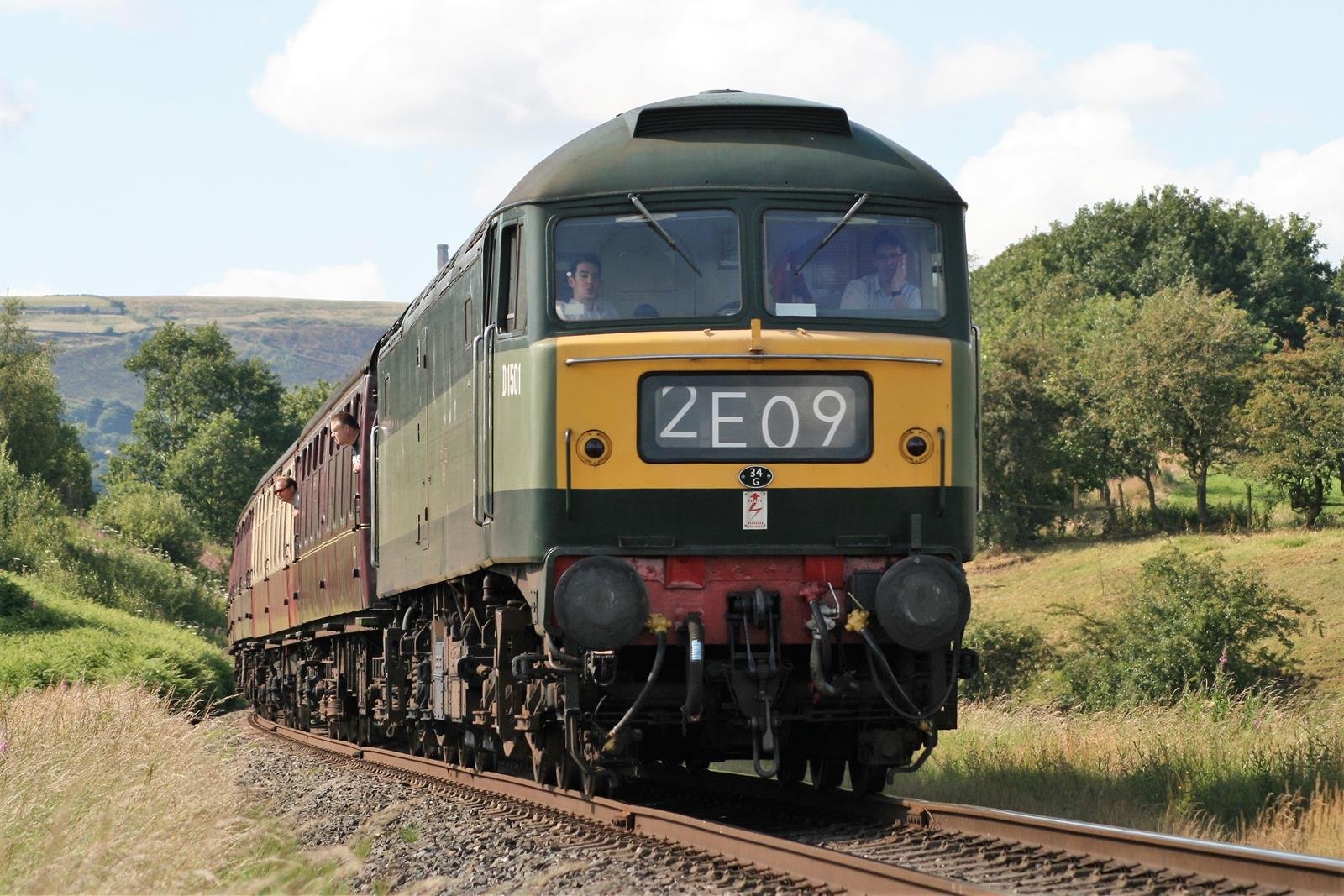 Photo of D1501 at East Lancashire Railway - Burrs Country Park ...