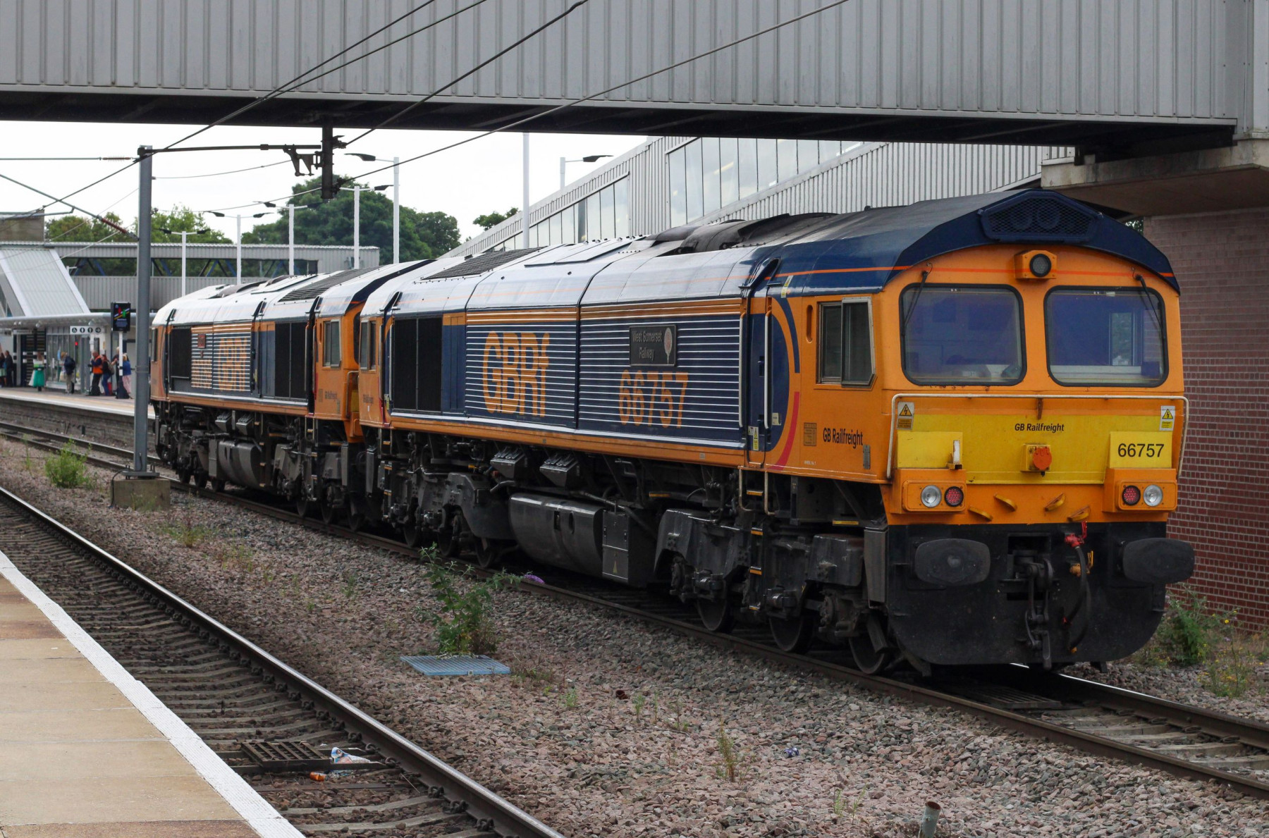 Photo of 66757 at Peterborough — trainlogger