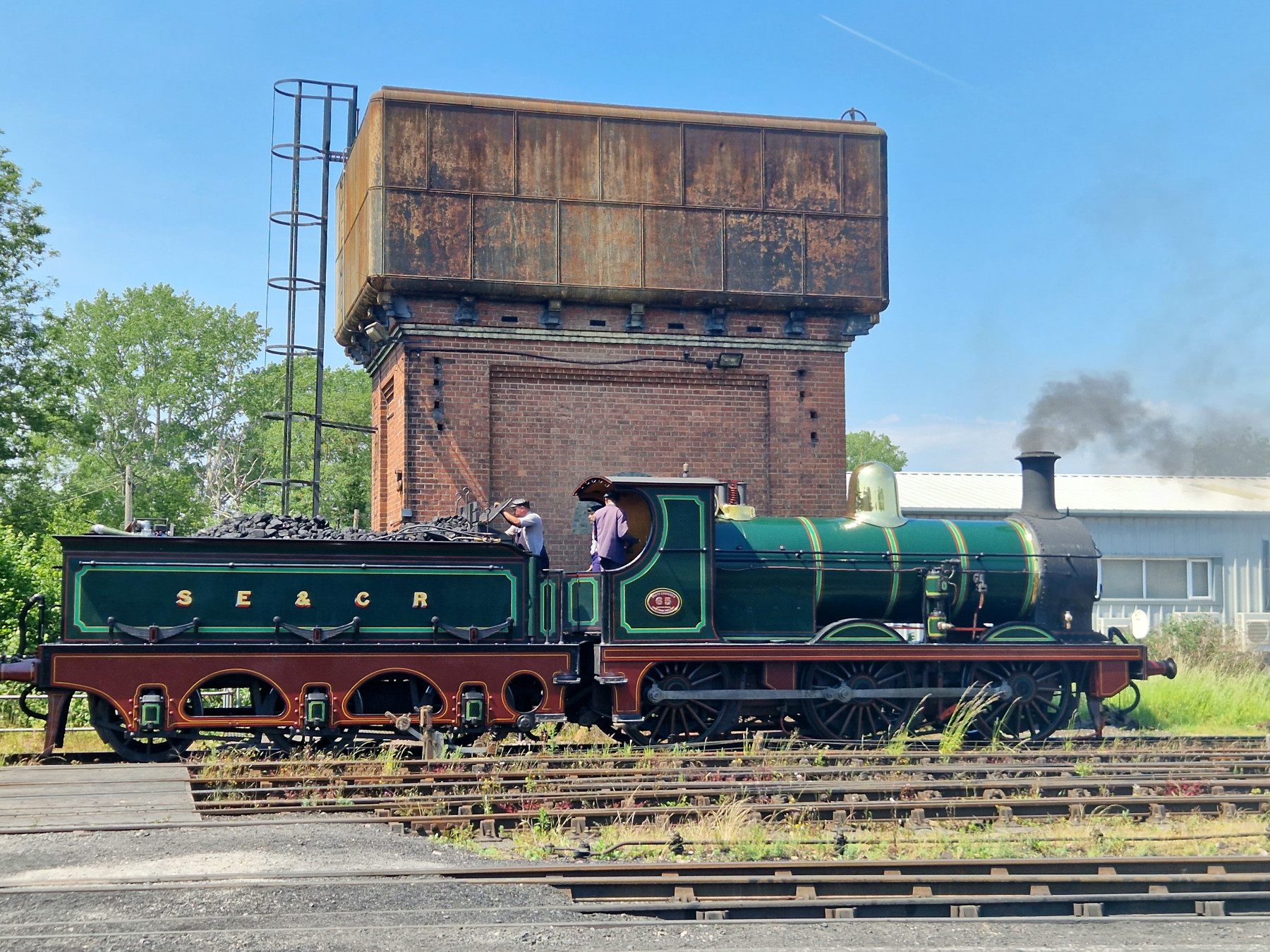 Photo of SECR 65 steam at Bluebell Railway - Sheffield Park — trainlogger