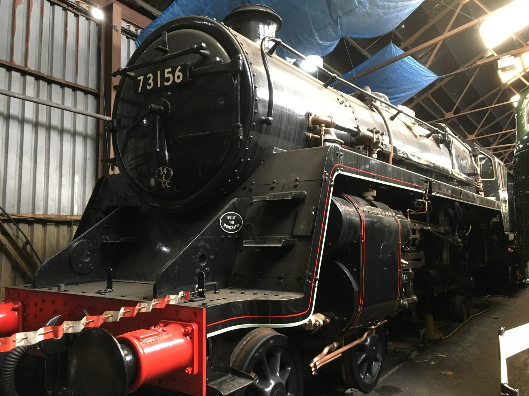 Photo of 73156 Steam at Great Central Railway — trainlogger