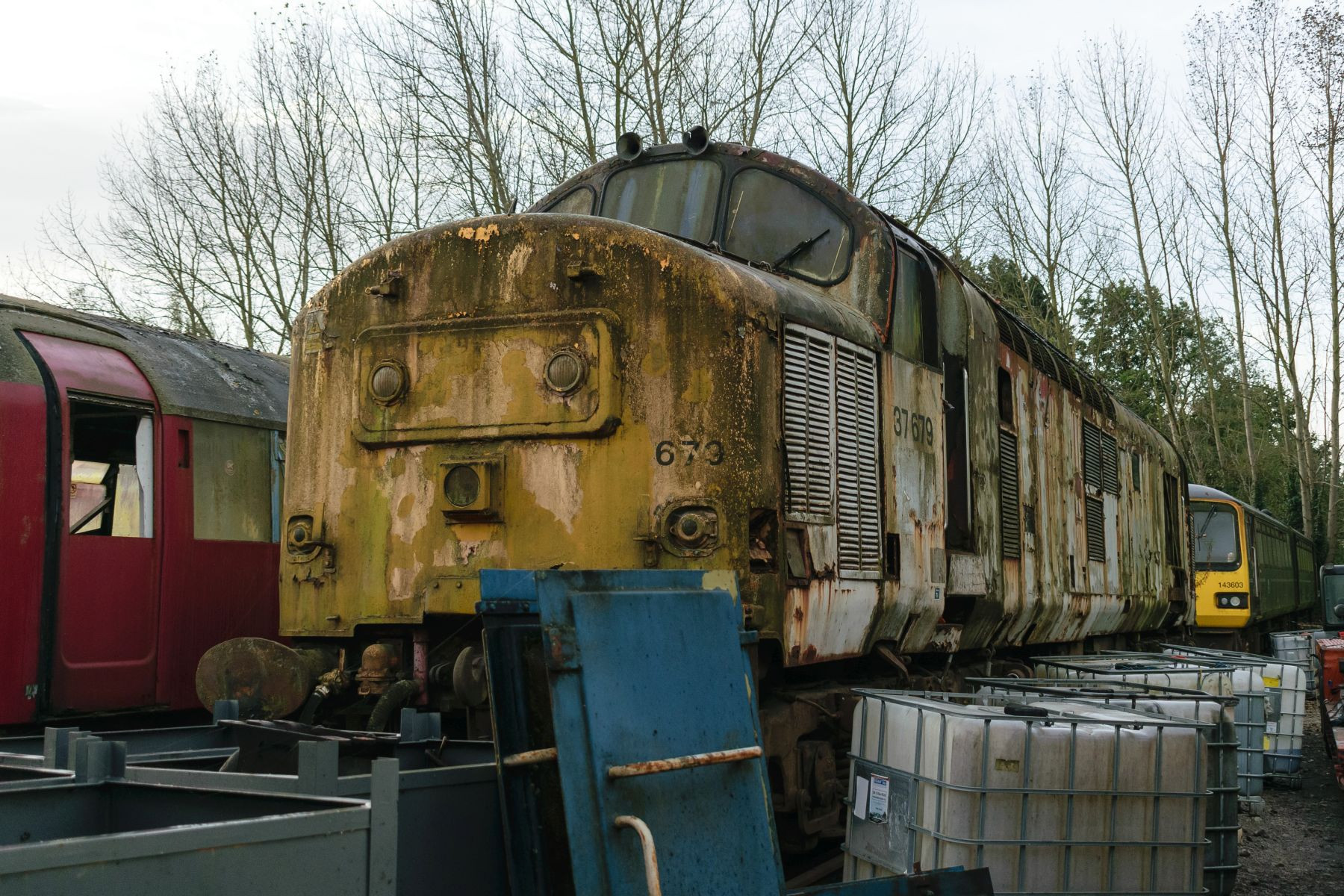 Photo of 37679 at Wishaw - Railway Support Services — trainlogger
