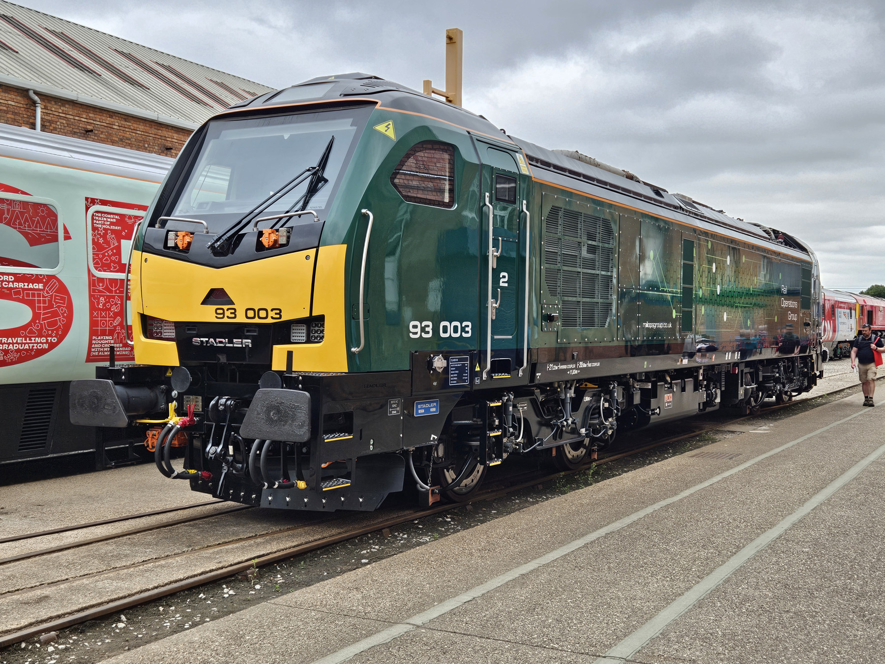 Photo of 93003 at Derby - The Greatest Gathering 2025 — trainlogger