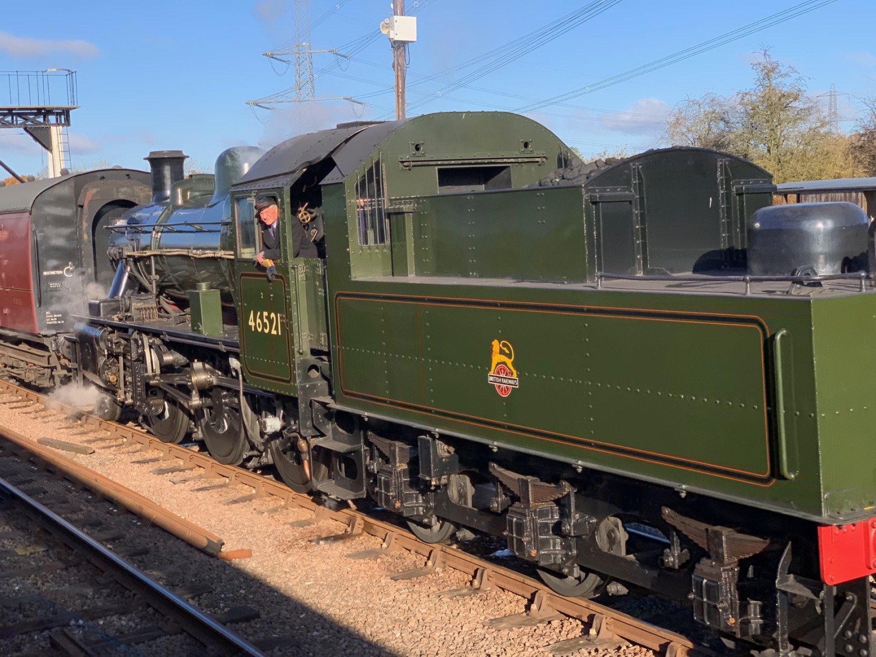 Photo of 46521 steam at Great Central Railway — trainlogger