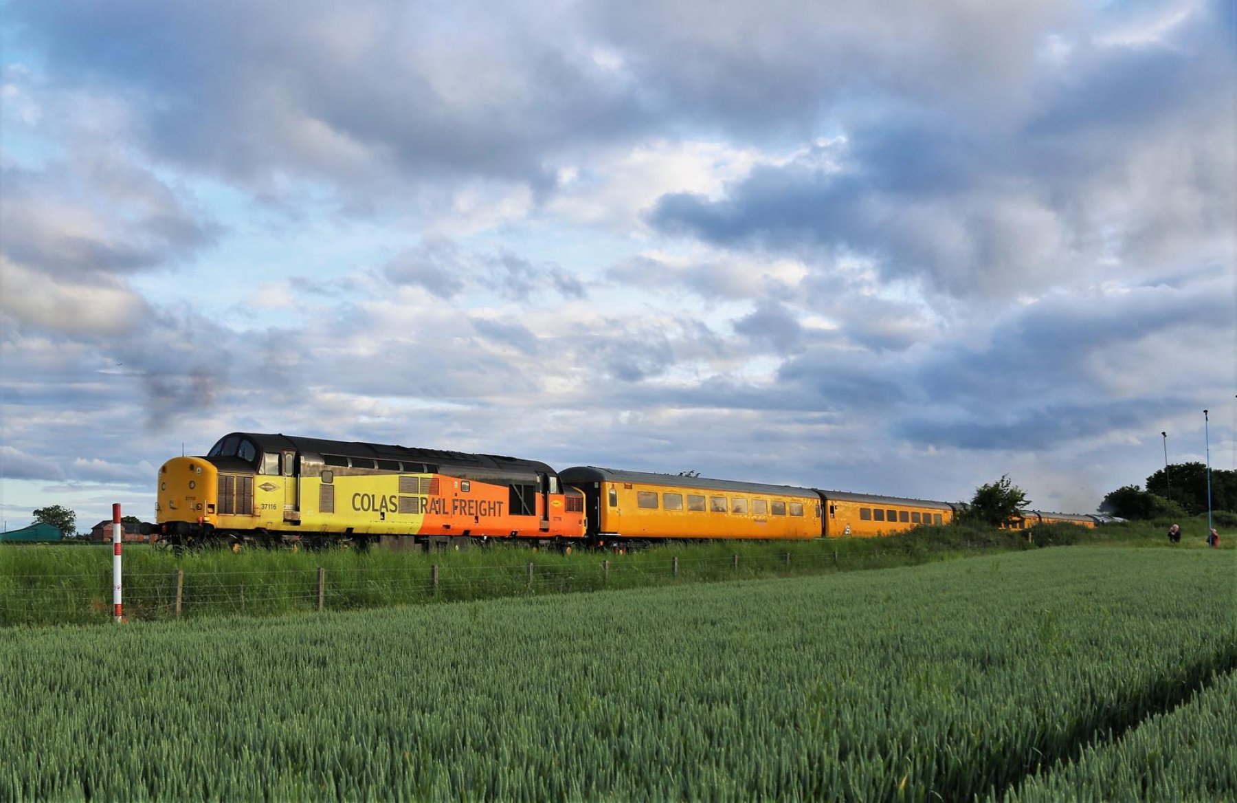 Photo of 37116 at Glazebrook — trainlogger
