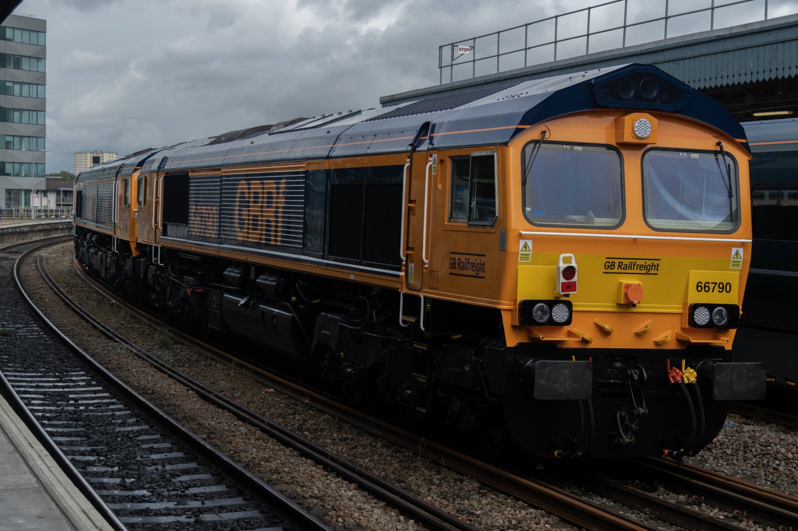Photo of 66790 at Bristol Temple Meads — trainlogger