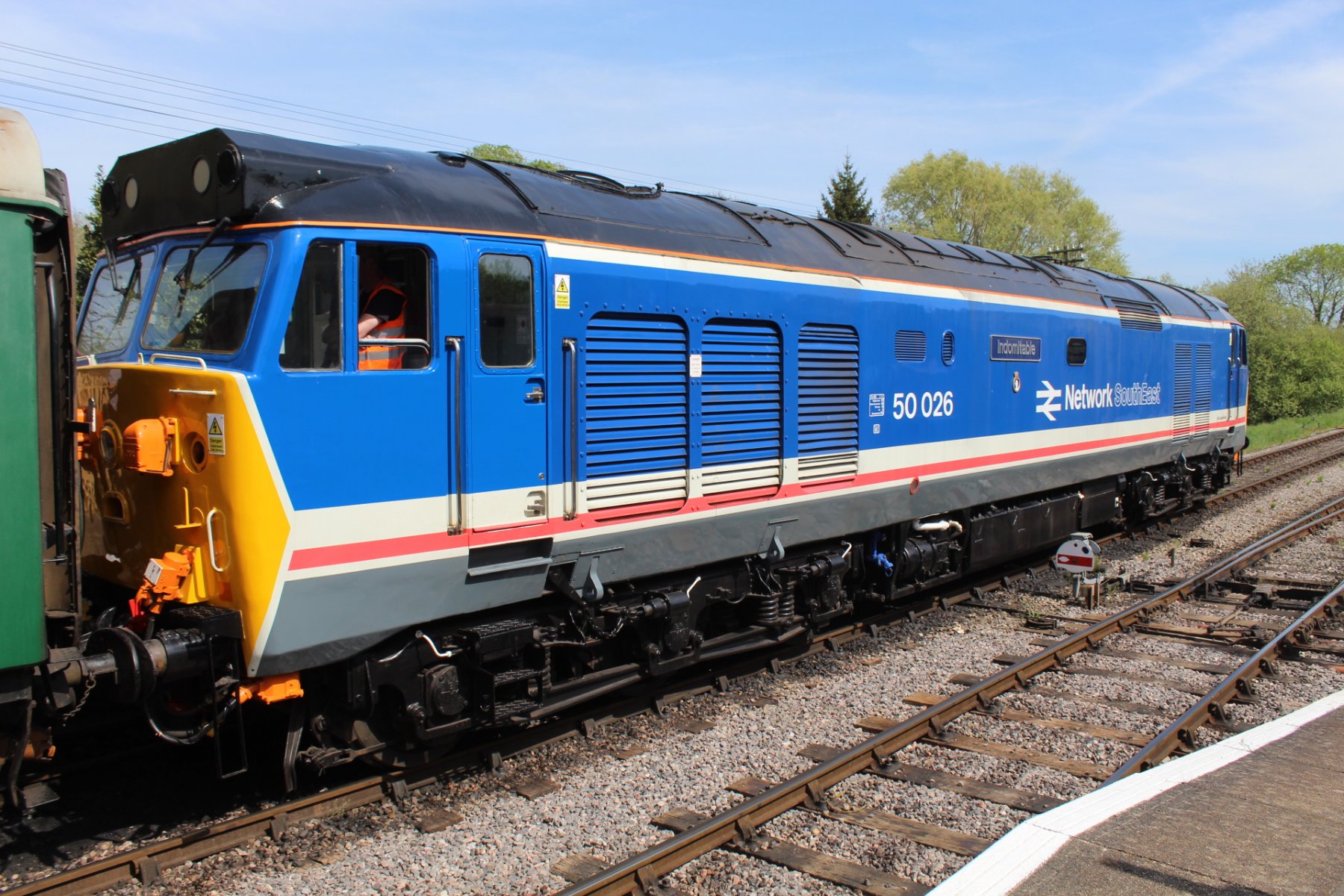 Photo of 50026 at Swanage Railway Diesel Gala 2022 Day 1 — trainlogger