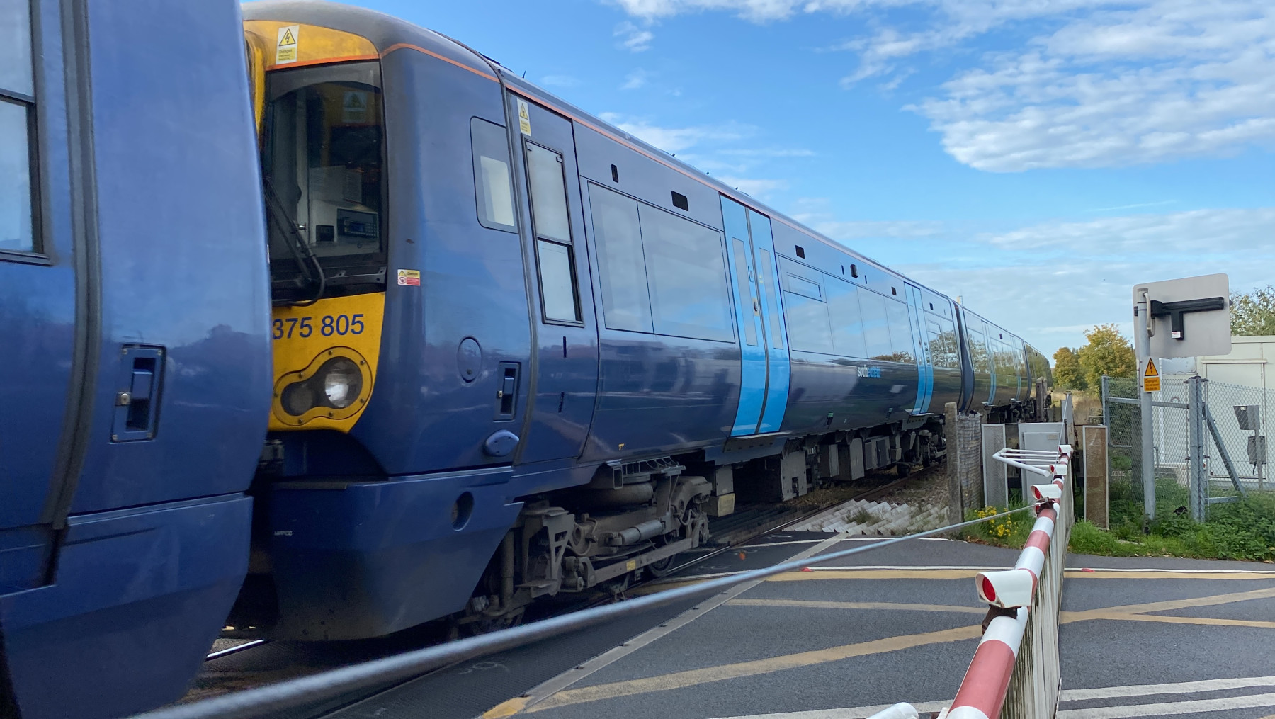 Photo of 375805 at Deal Level Crossing — trainlogger