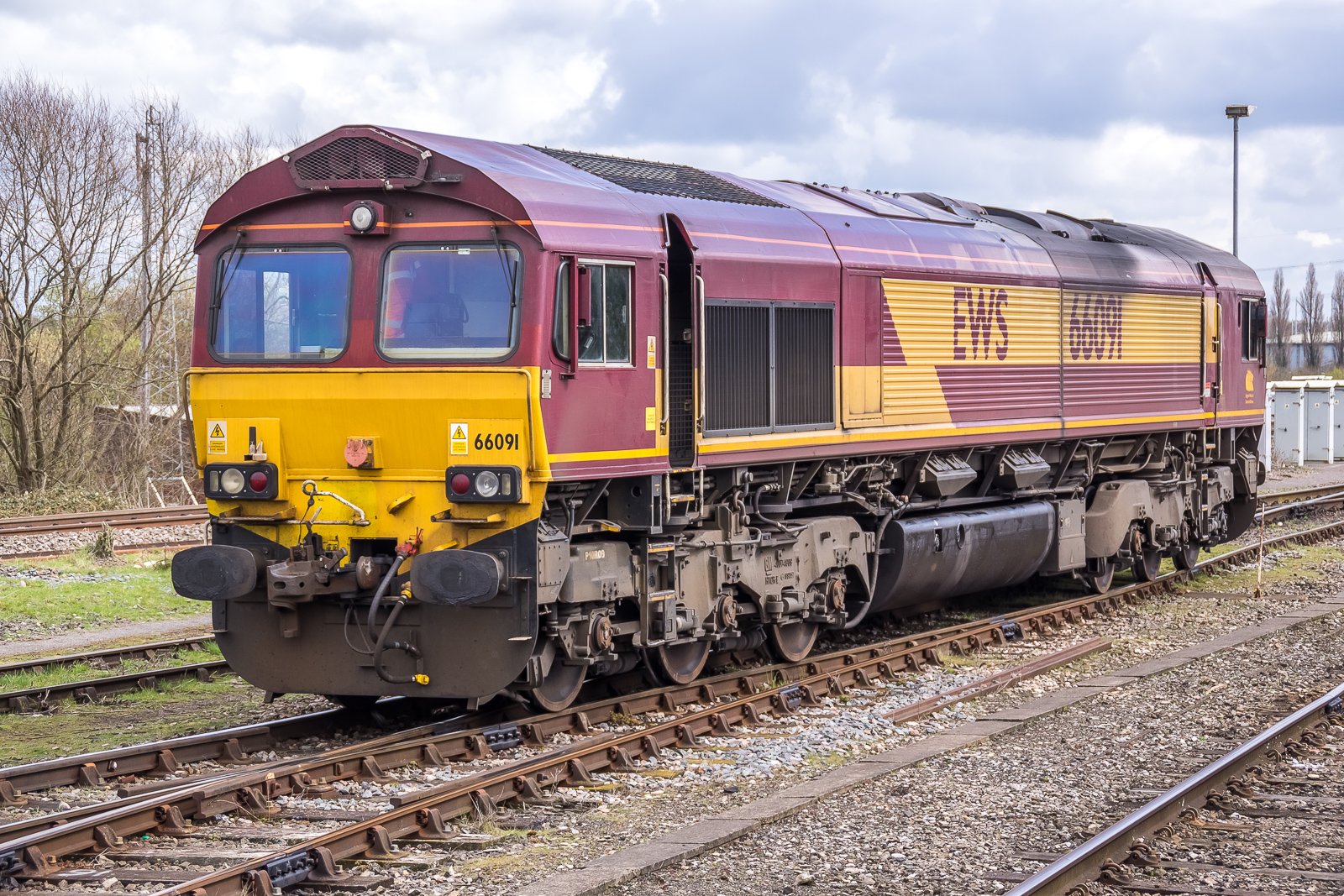 Photo of 66091 at Didcot Parkway — trainlogger