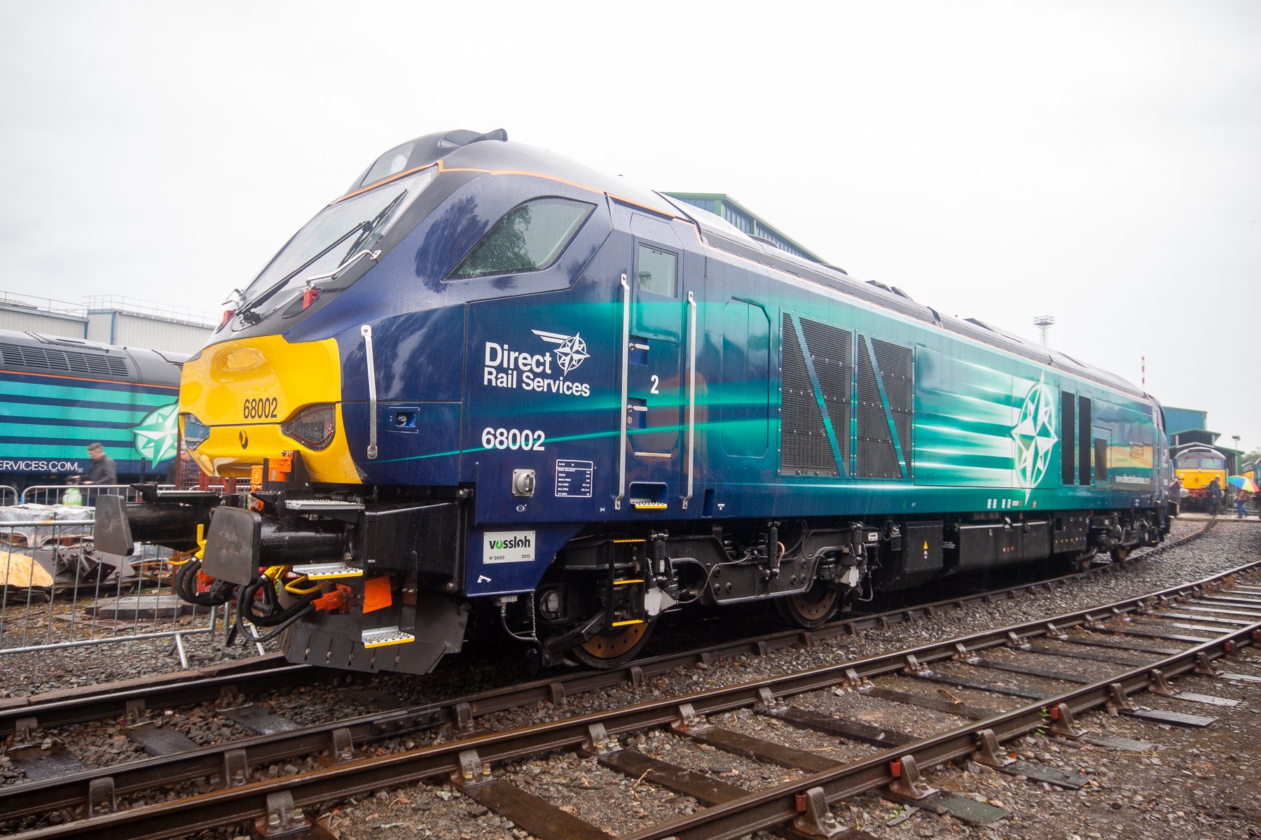 Photo of 68002 at Crewe Gresty Bridge DRS Depot open day — trainlogger