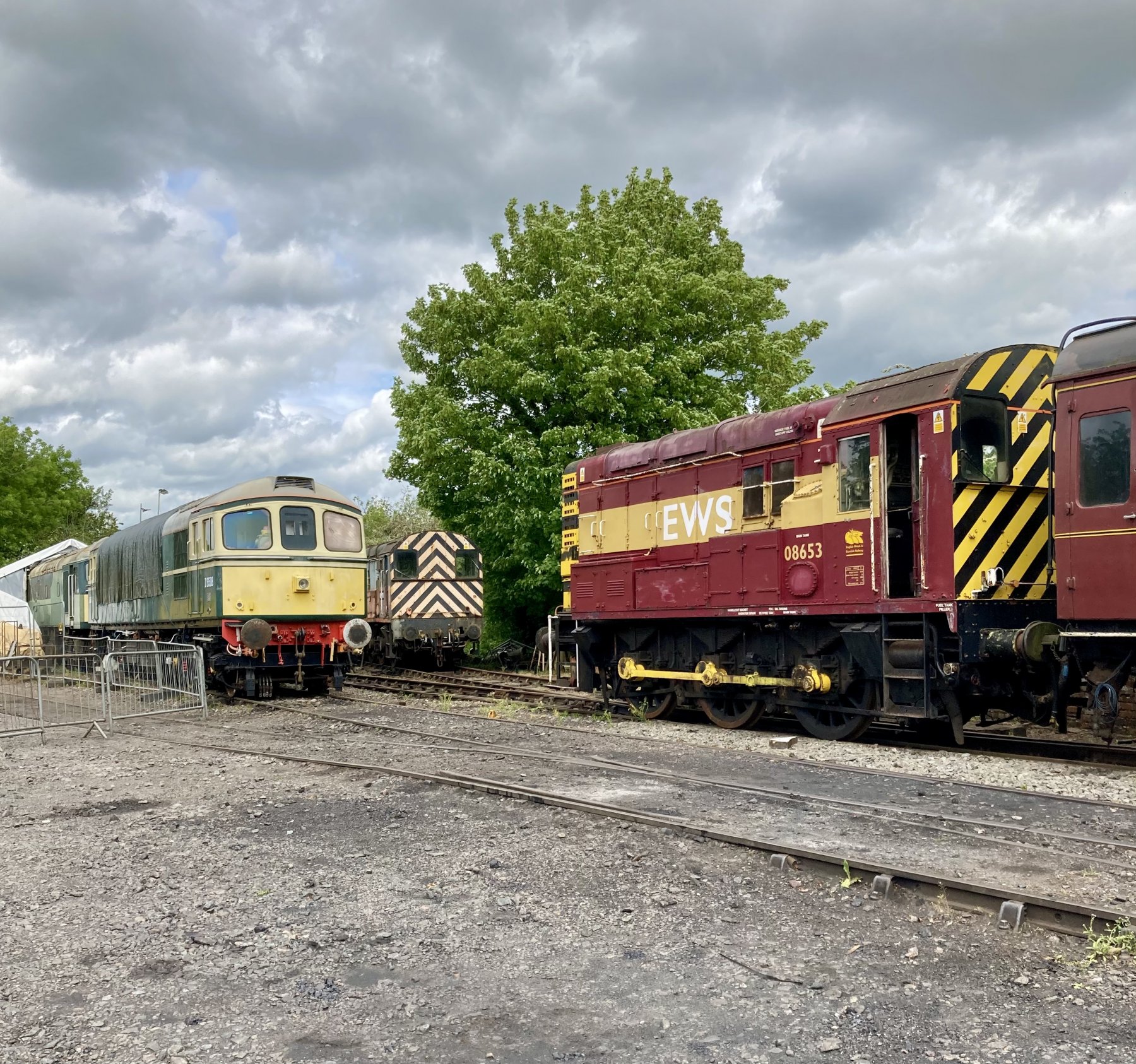 Photo of 08653, D6508 and 08701 at Battlefield Line - Shackerstone ...