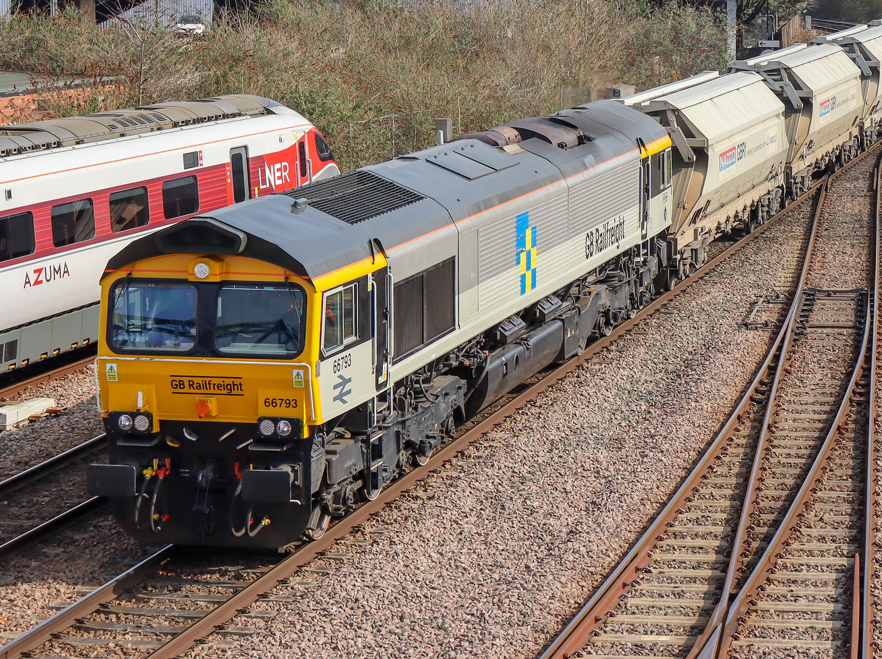Photo of 66793 at Lincoln Central — trainlogger