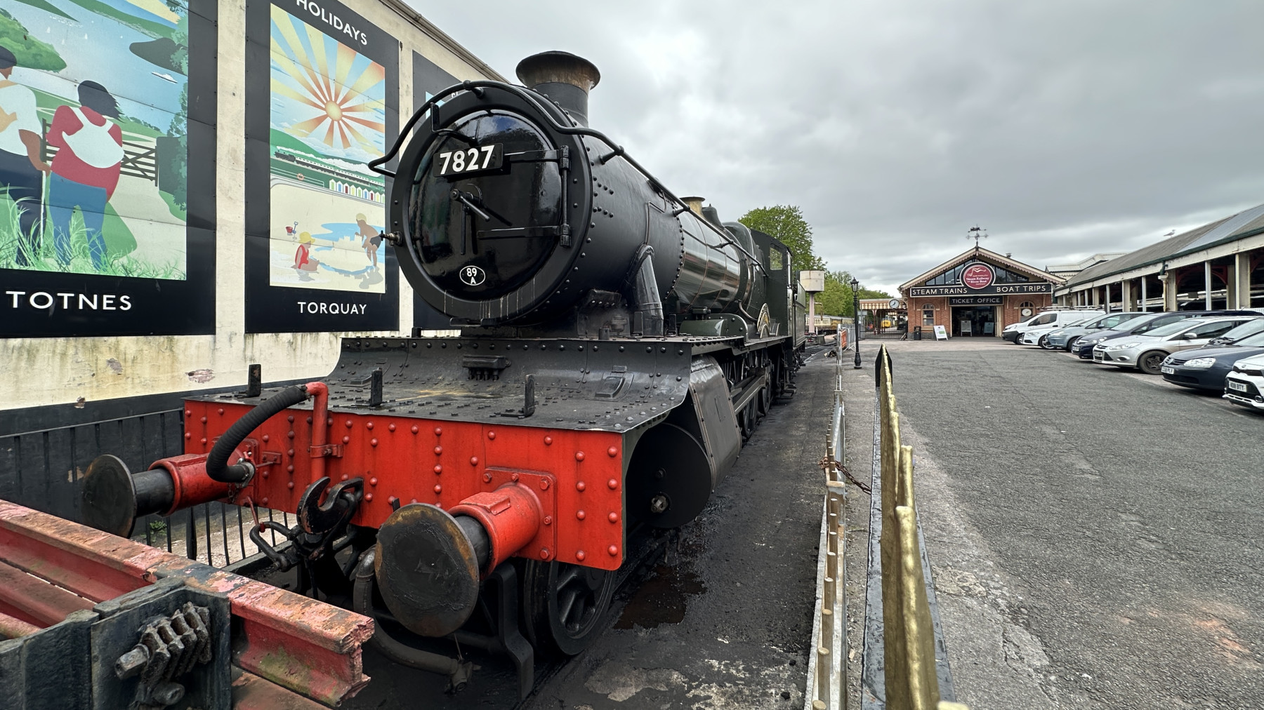 Photo of 7827 steam at Dartmouth Steam Railway - Paignton Queens Park ...