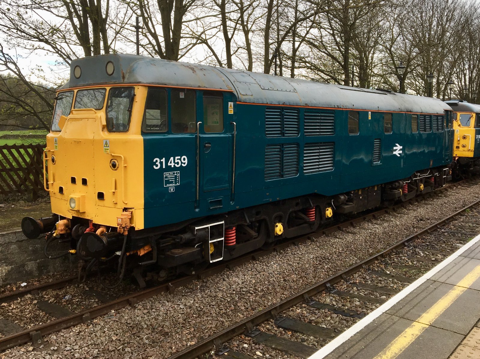 Photo of 31459 at Weardale Railway - Stanhope — trainlogger